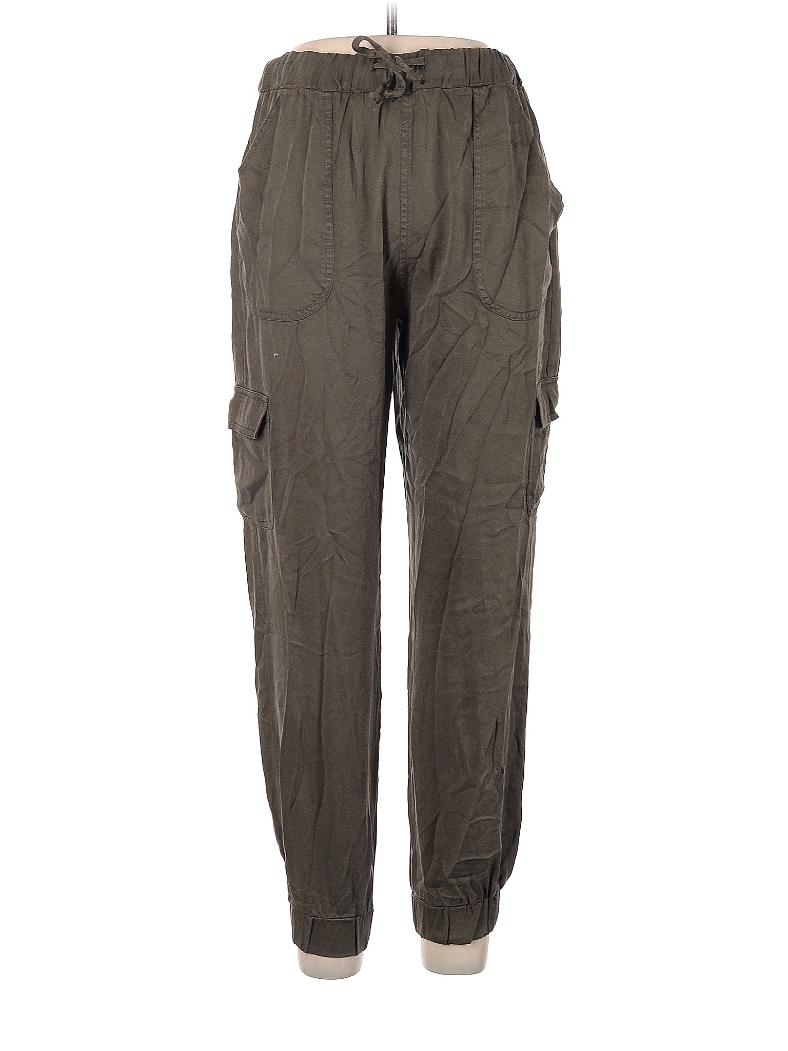 Thread & Supply 100% Lyocell Green Cargo Pants Size L - 73% off | thredUP