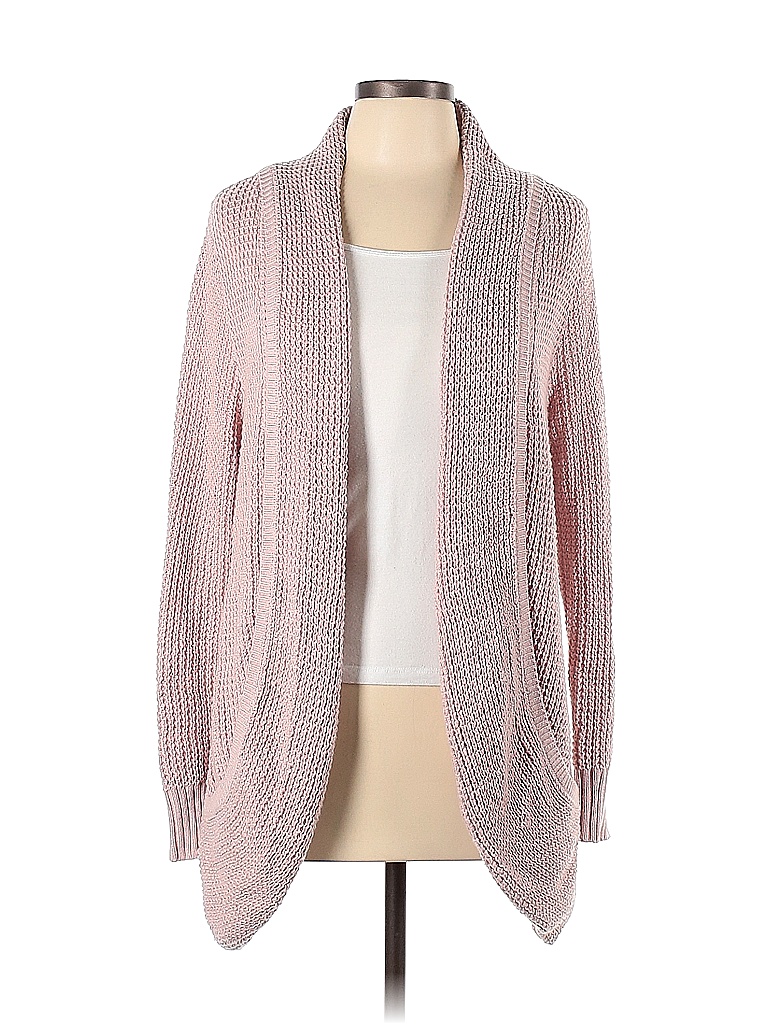 Market and Spruce Color Block Solid Pink Cardigan Size L - 68% off ...