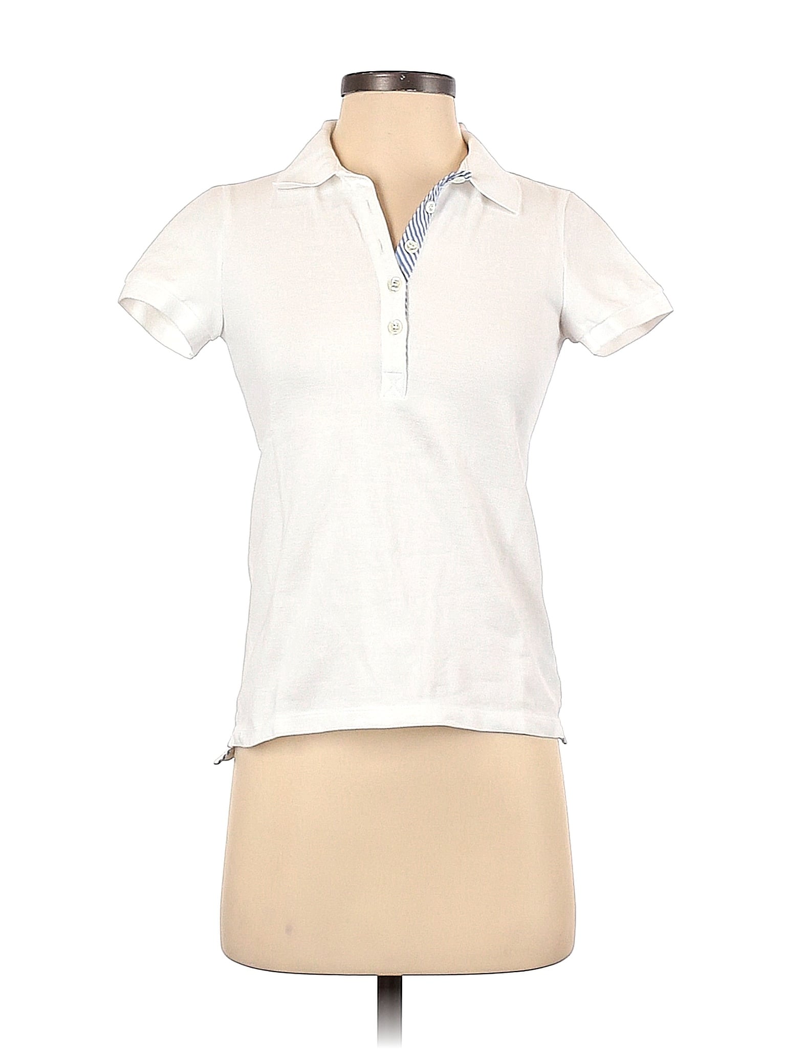 Faconnable 100% Cotton Solid White Short Sleeve Polo Size XS - 82% off ...