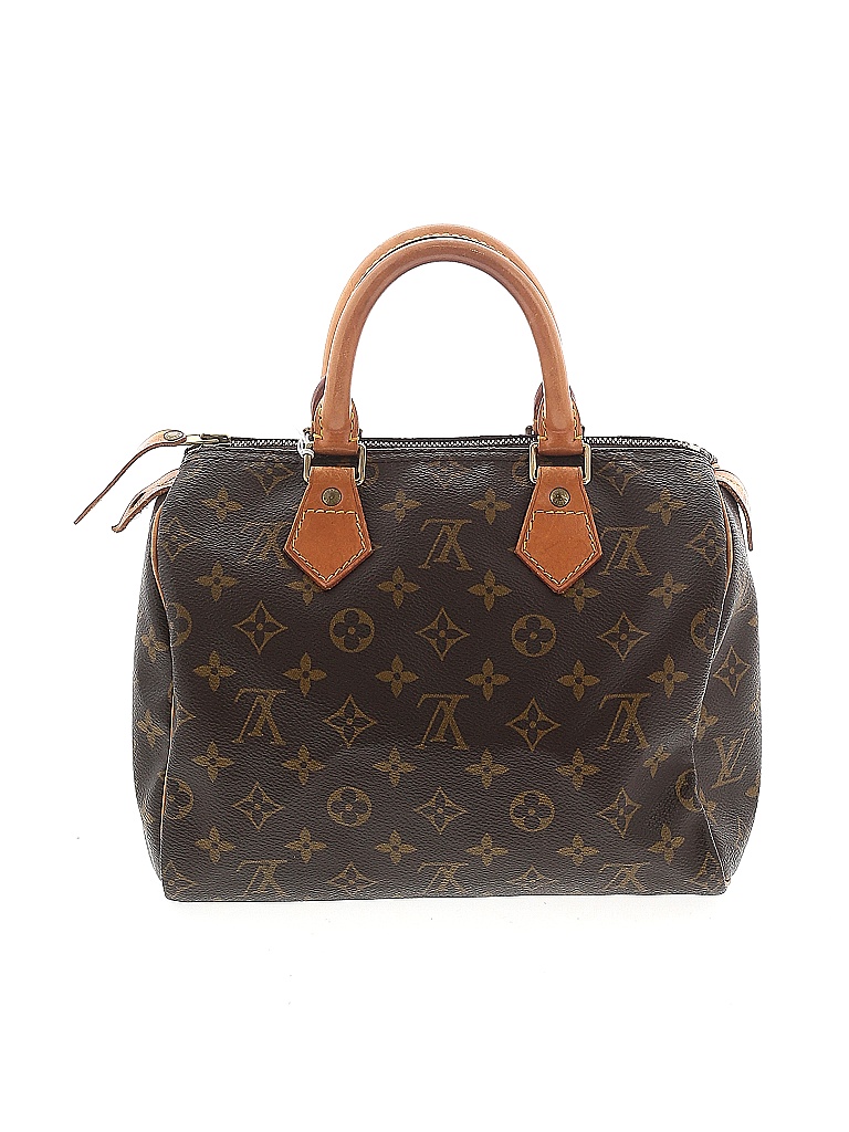 Louis Vuitton 100% Coated Canvas Floral Colored Brown Speedy One Size - 33% off | thredUP