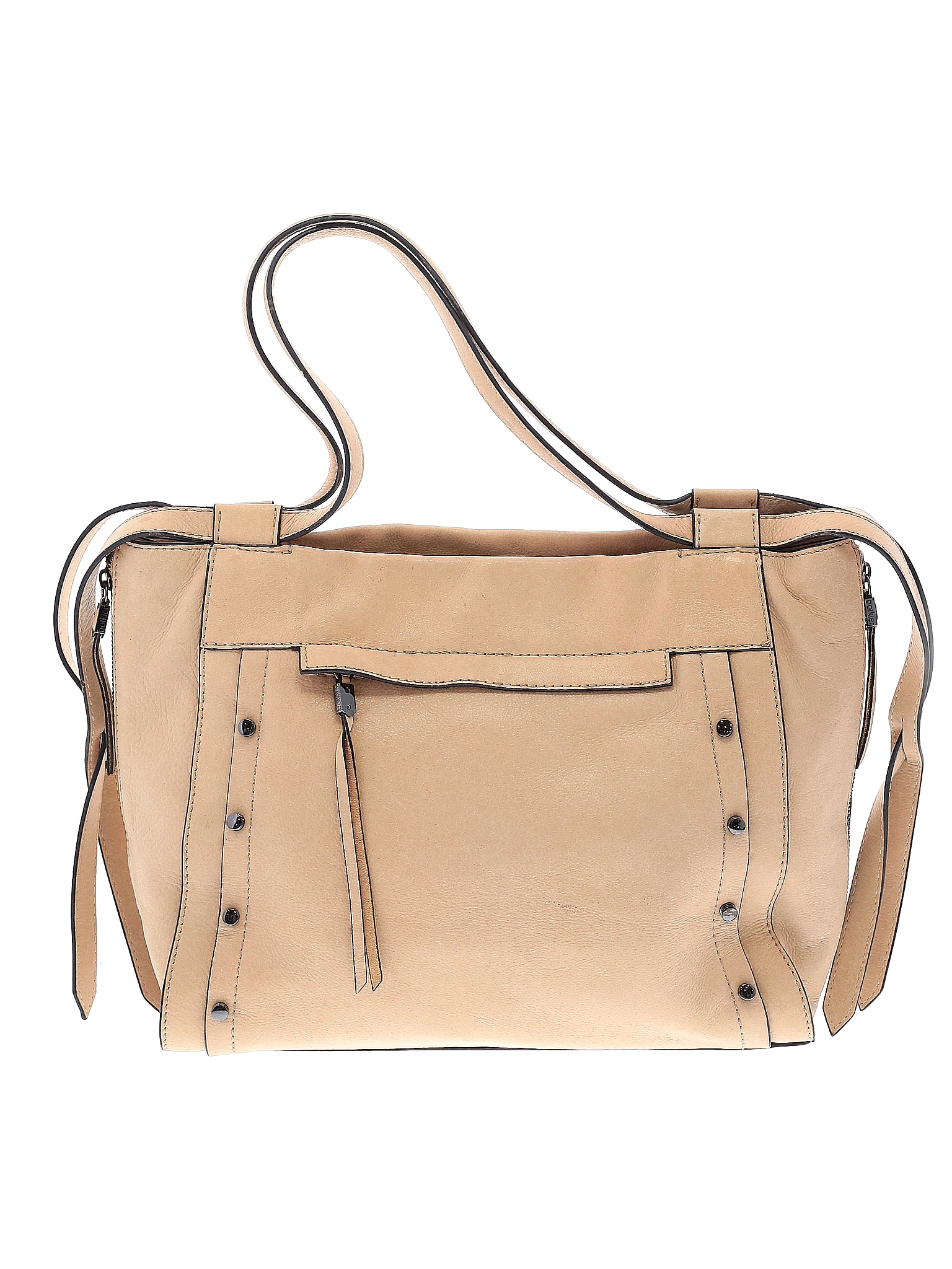 Botkier 100% Leather Solid Colored Ivory Leather Shoulder Bag One Size ...