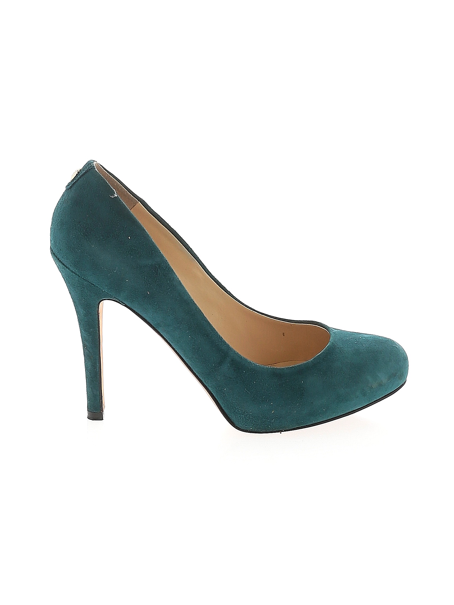 Ivanka Trump Solid Colored Teal Heels Size 8 1/2 - 75% off | thredUP