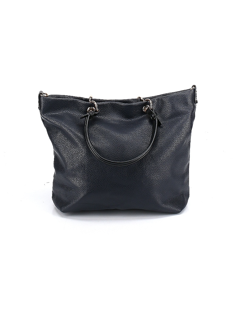 Parfois Solid Black Blue Satchel One Size - 67% off | thredUP