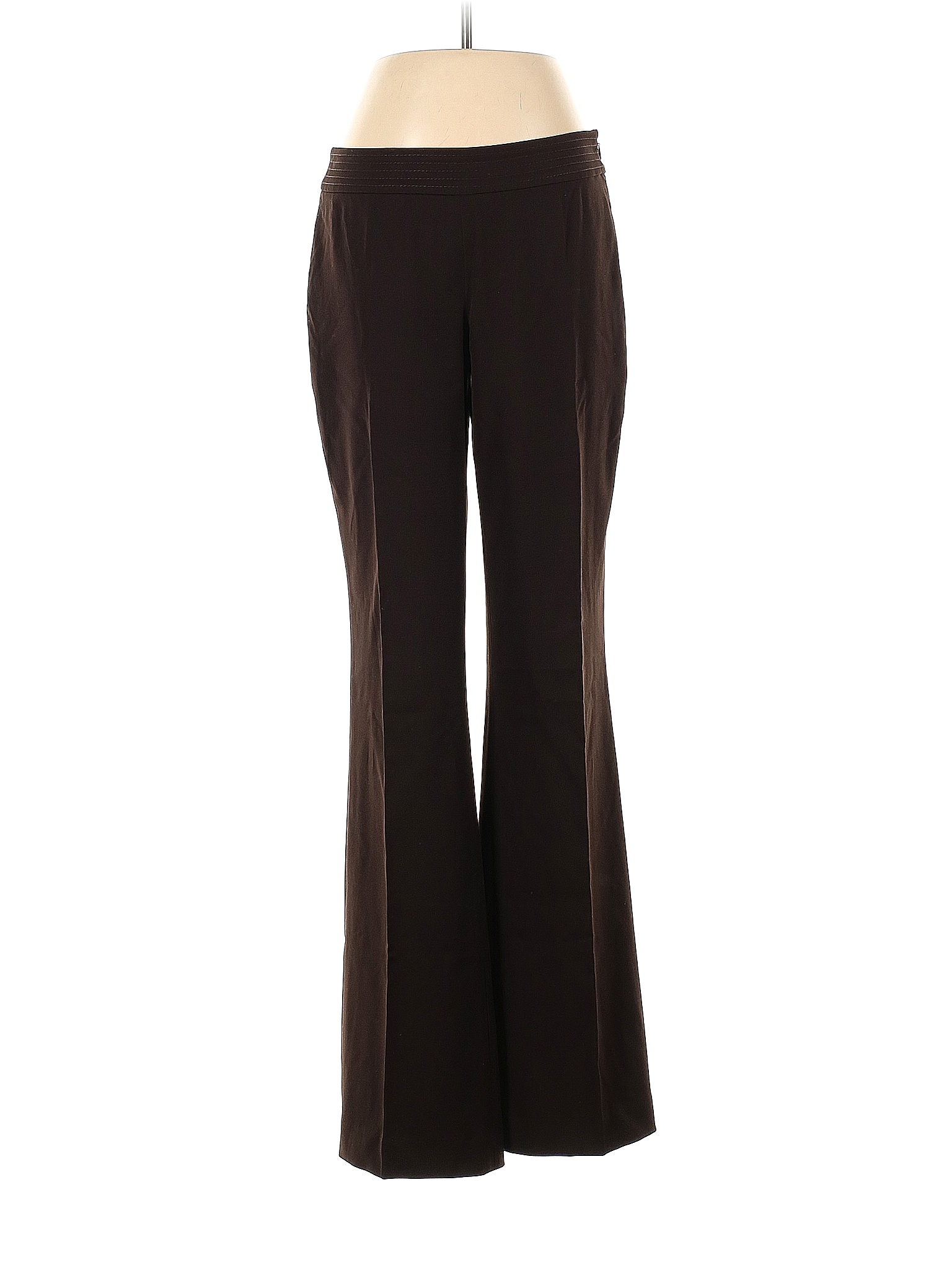 Cache Solid Black Brown Dress Pants Size 2 - 85% off | thredUP