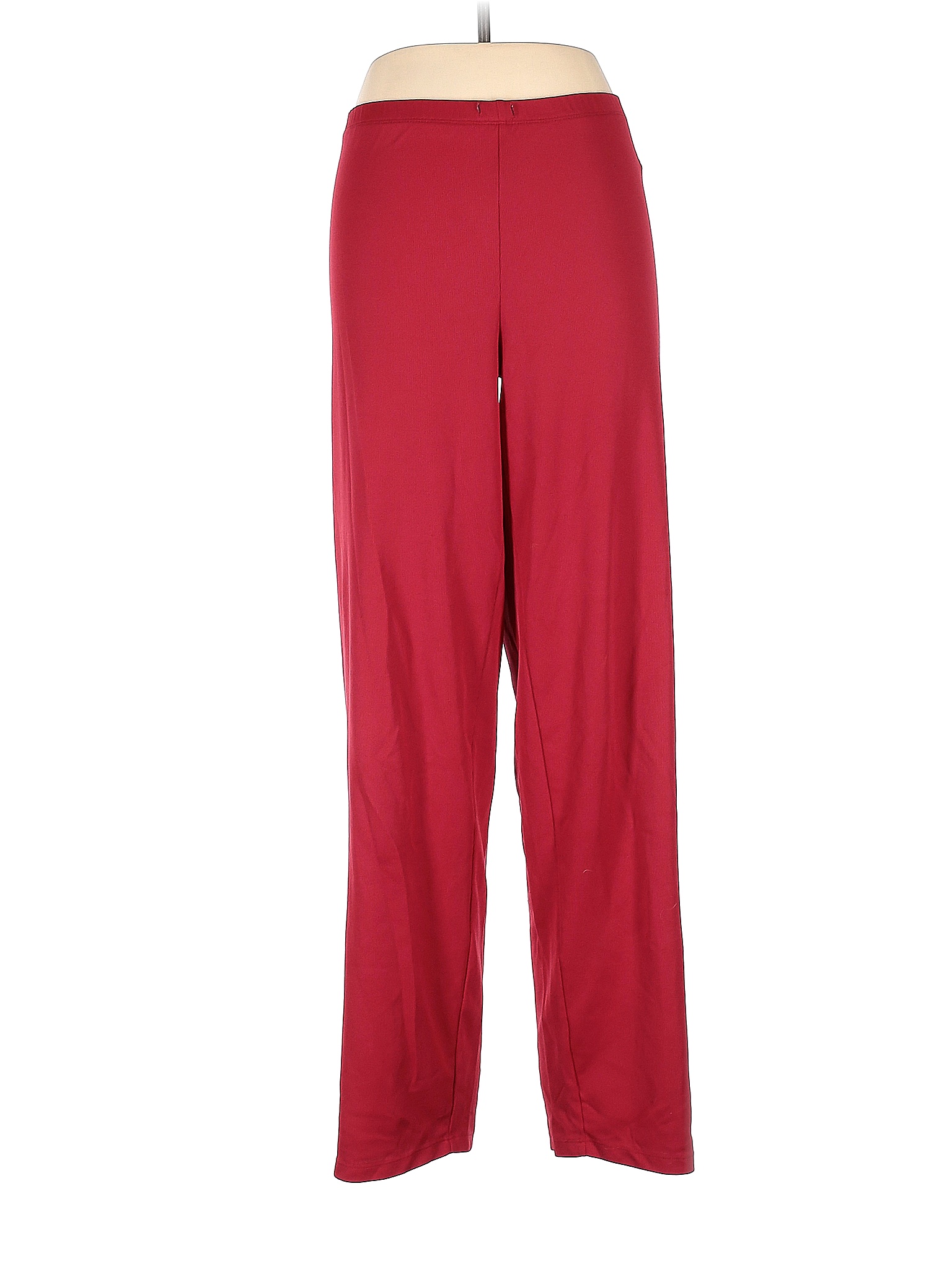 Nike 100% Polyester Solid Colored Red Active Pants Size L - 68% off ...