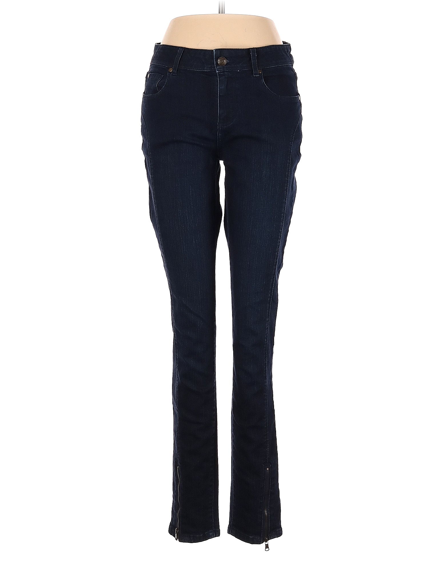 Cache Solid Blue Jeans Size 4 - 73% off | thredUP