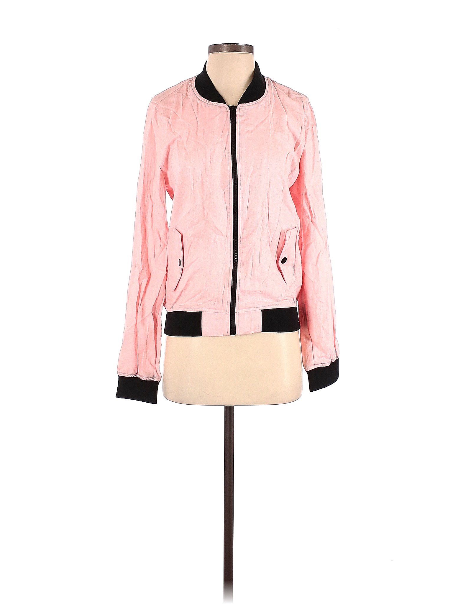 Love Tree Solid Colored Pink Jacket Size S - 75% off | thredUP
