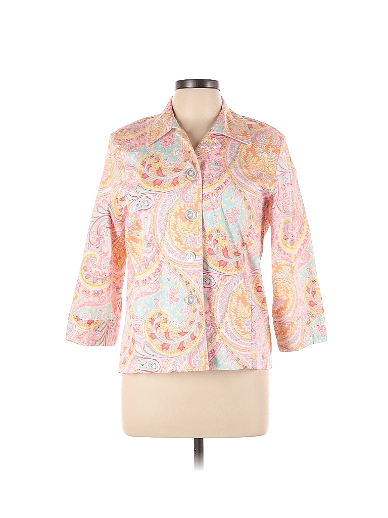Koret Multi Color Pink Blazer Size L - 84% off | thredUP