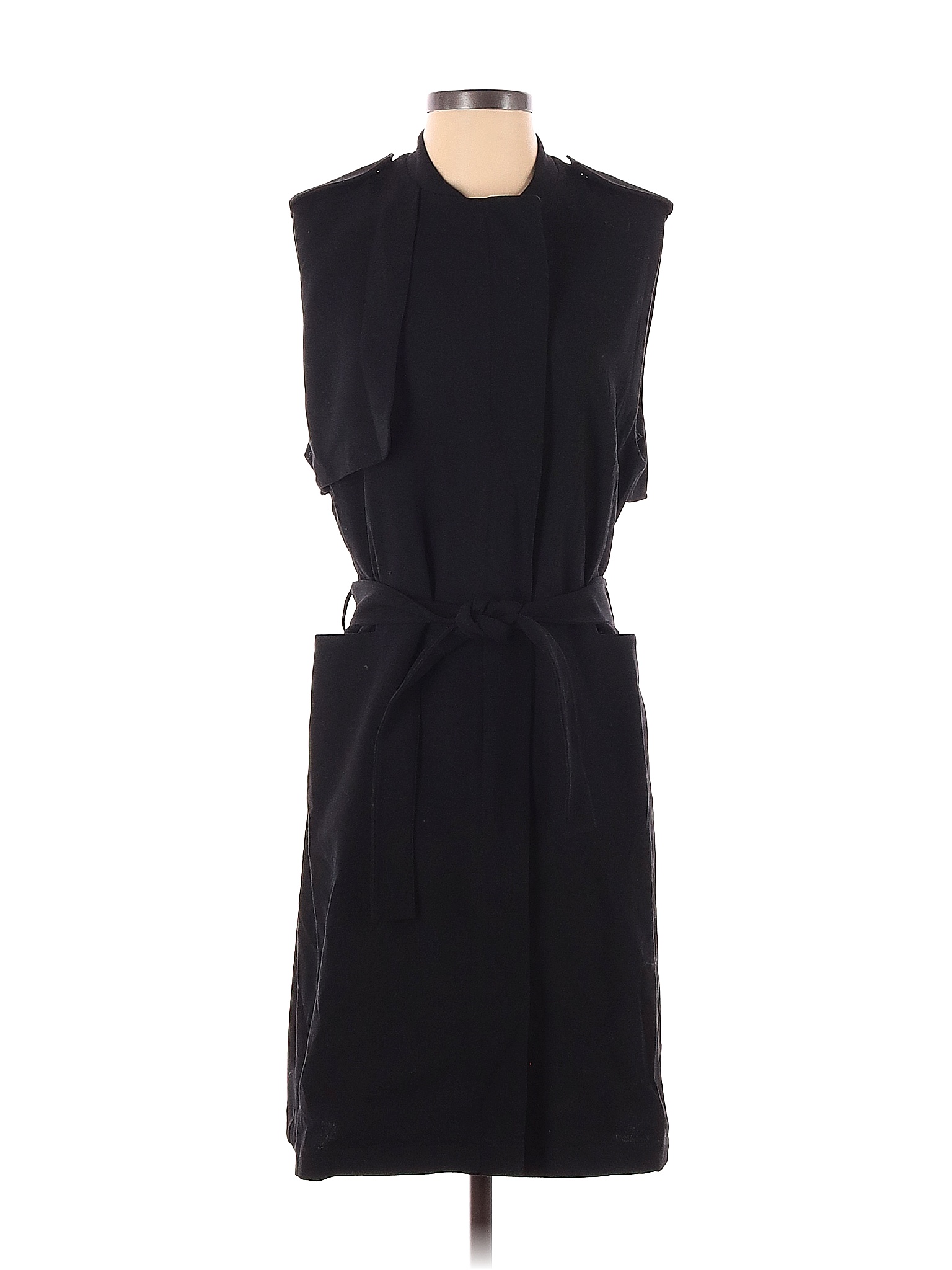 MTWTFSS Weekday Solid Black Trenchcoat Size XS - 62% off | thredUP