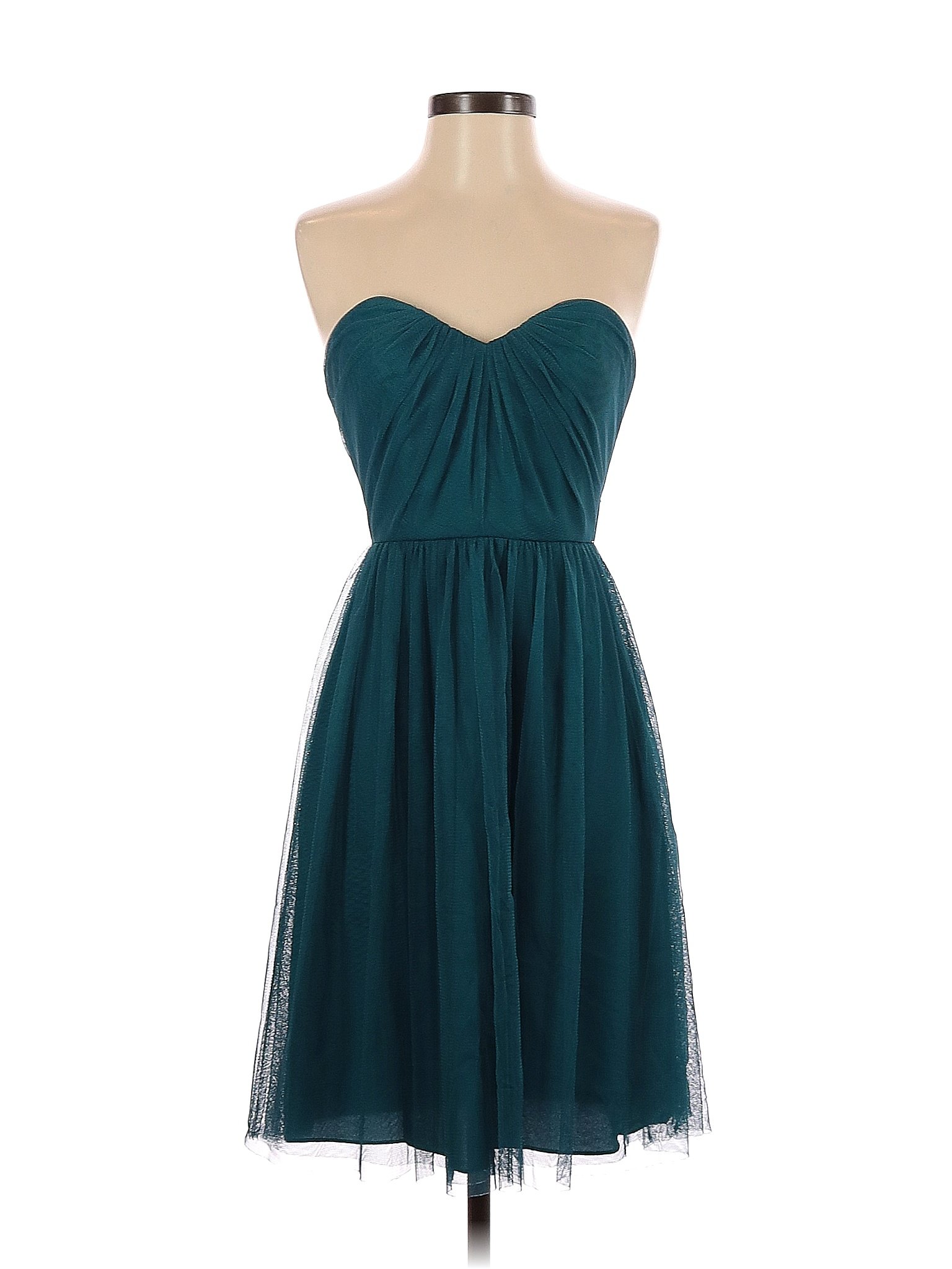 Assorted Brands Solid Colored Teal Cocktail Dress Size 2 - 65% off ...