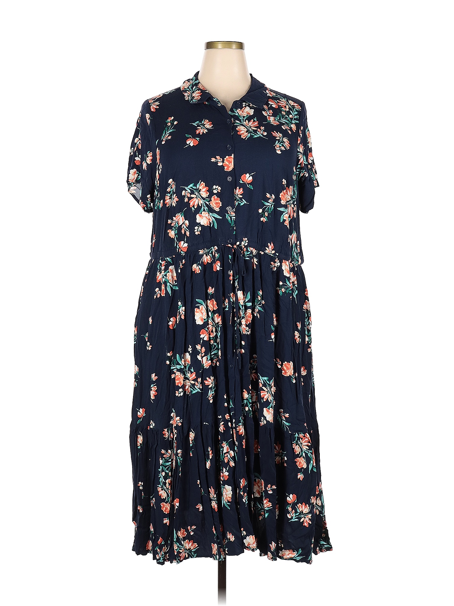 Torrid Blue Casual Dress Size 2X Plus (2) (Plus) - 56% off | thredUP