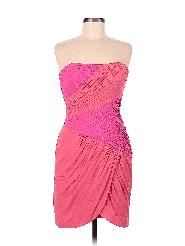 Jill Stuart Solid Colored Pink Cocktail Dress Size 6 - 82% off | thredUP