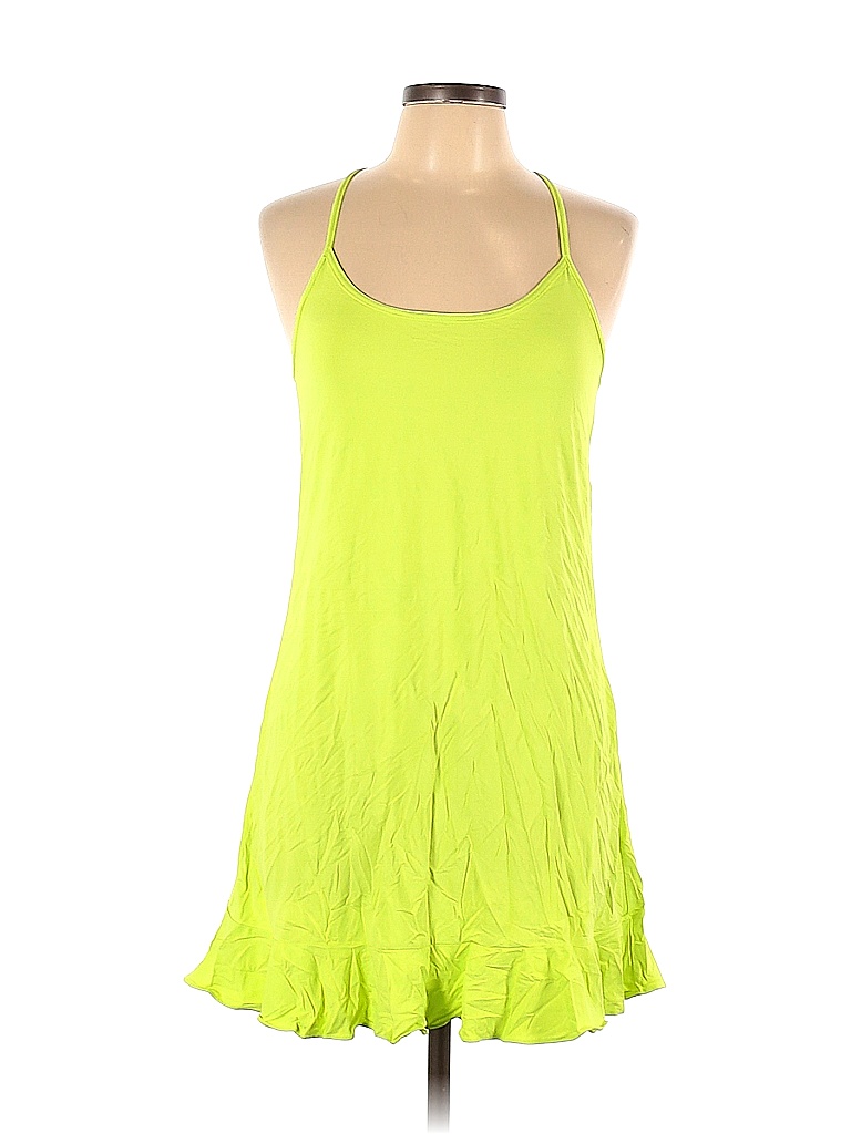 Coco Rave Solid Colored Green Casual Dress Size L - 70% off | thredUP