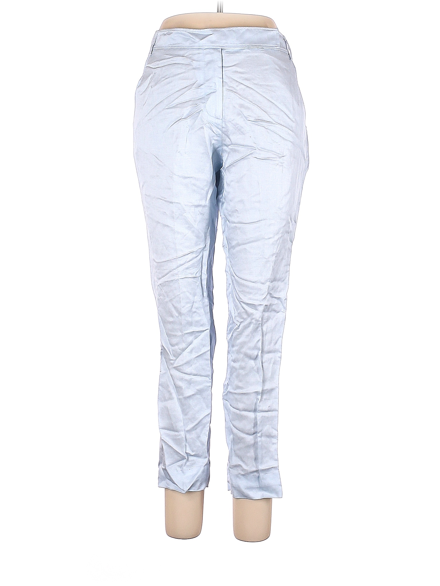 Tibi White Blue Casual Pants Size 10 - 84% off | thredUP