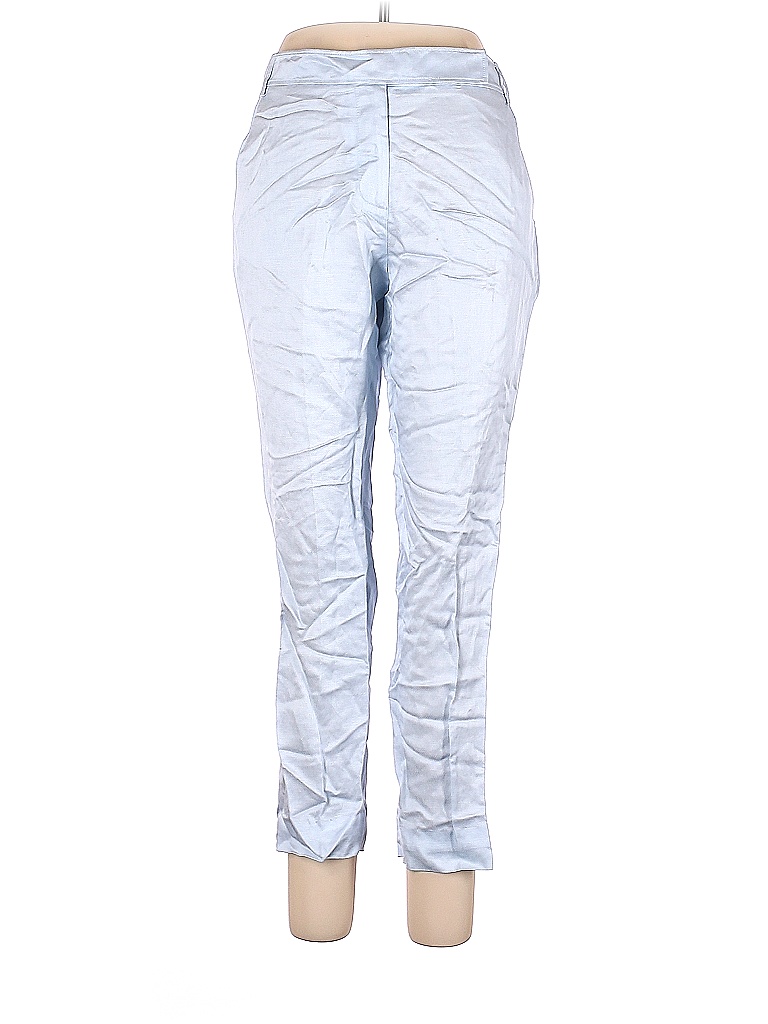 Tibi White Blue Casual Pants Size 10 - 84% off | thredUP