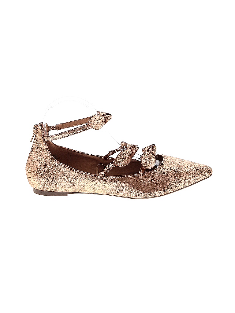 REPORT Solid Metallic Gold Flats Size 7 1/2 - 84% off | thredUP