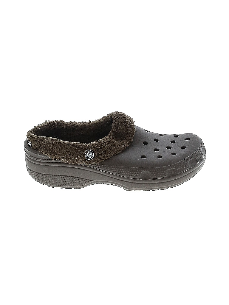 Crocs Solid Black Gray Mule/Clog Size 8 - 34% off | thredUP