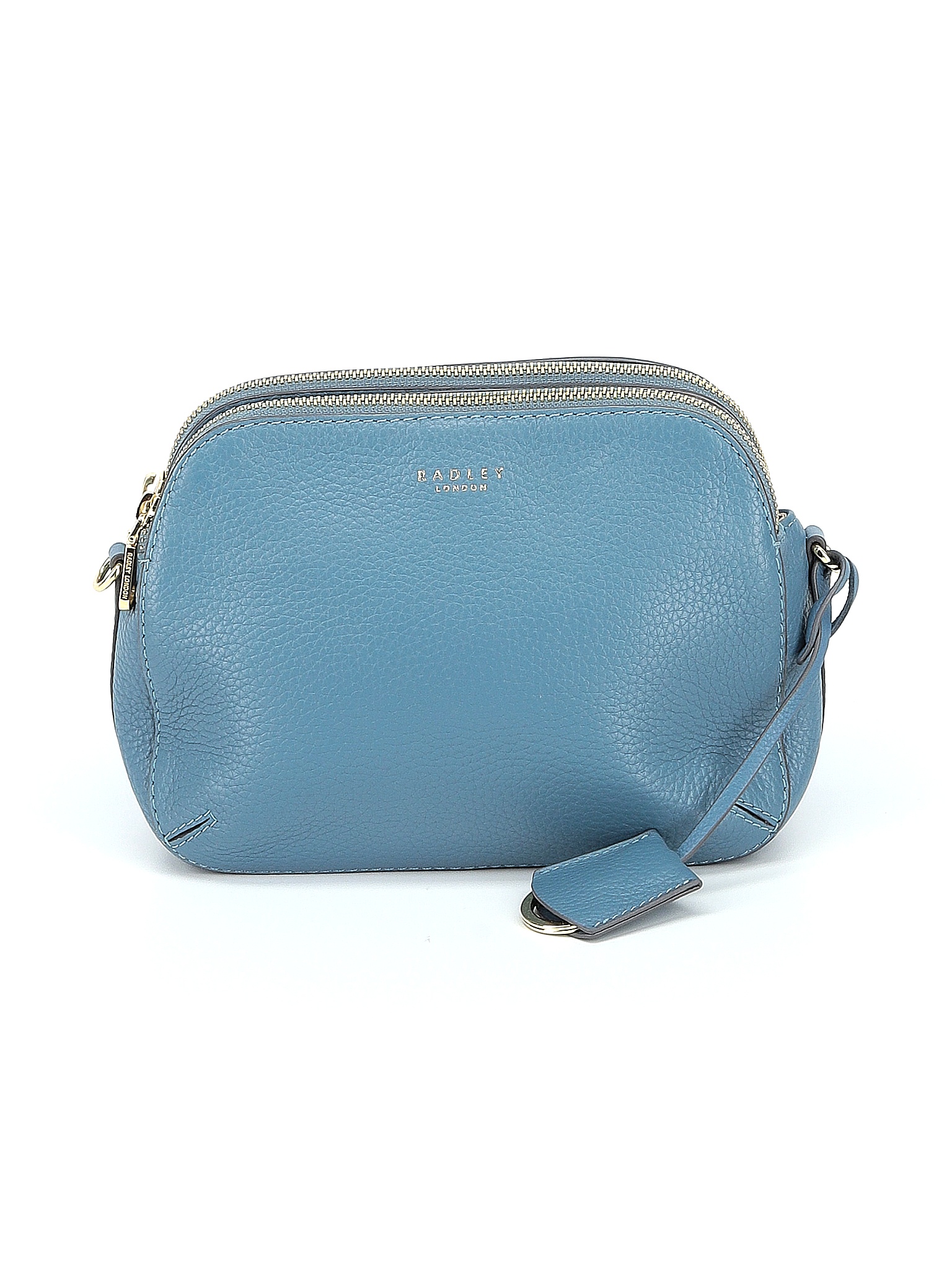 Radley London 100% Leather Solid Blue Leather Crossbody Bag One Size ...