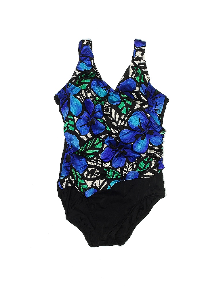 Great Lengths Swim Floral Black One Piece Swimsuit Size 8 - 47% off ...