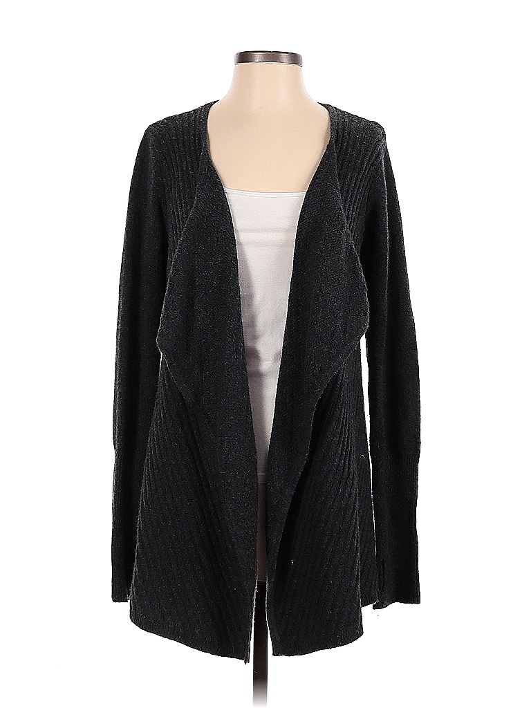Sigrid Olsen Color Block Solid Black Gray Cardigan Size S - 83% off | thredUP