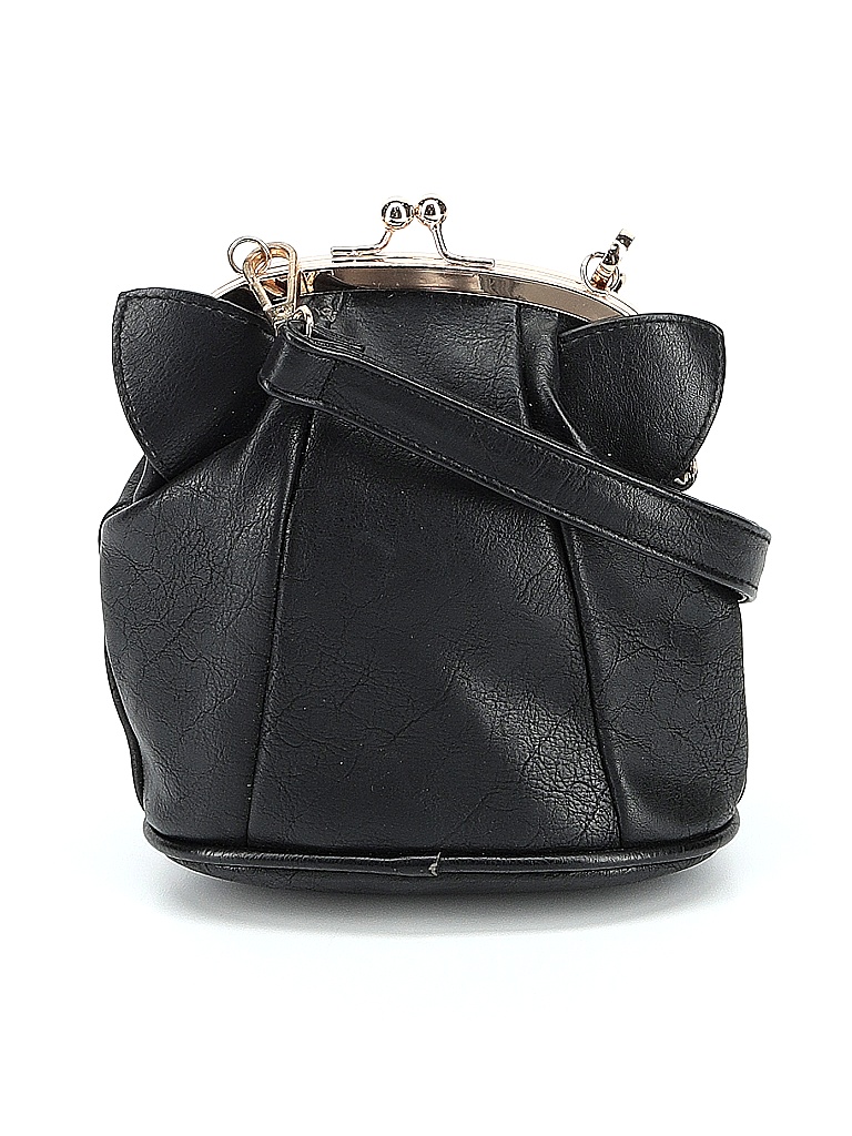 Assorted Brands Solid Black Crossbody Bag One Size - 57% off | thredUP