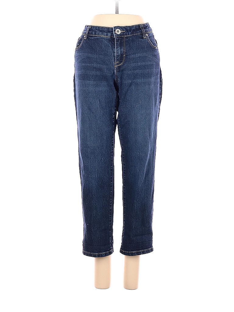 Style&Co Solid Blue Jeans Size 4 (Petite) - 80% off | thredUP