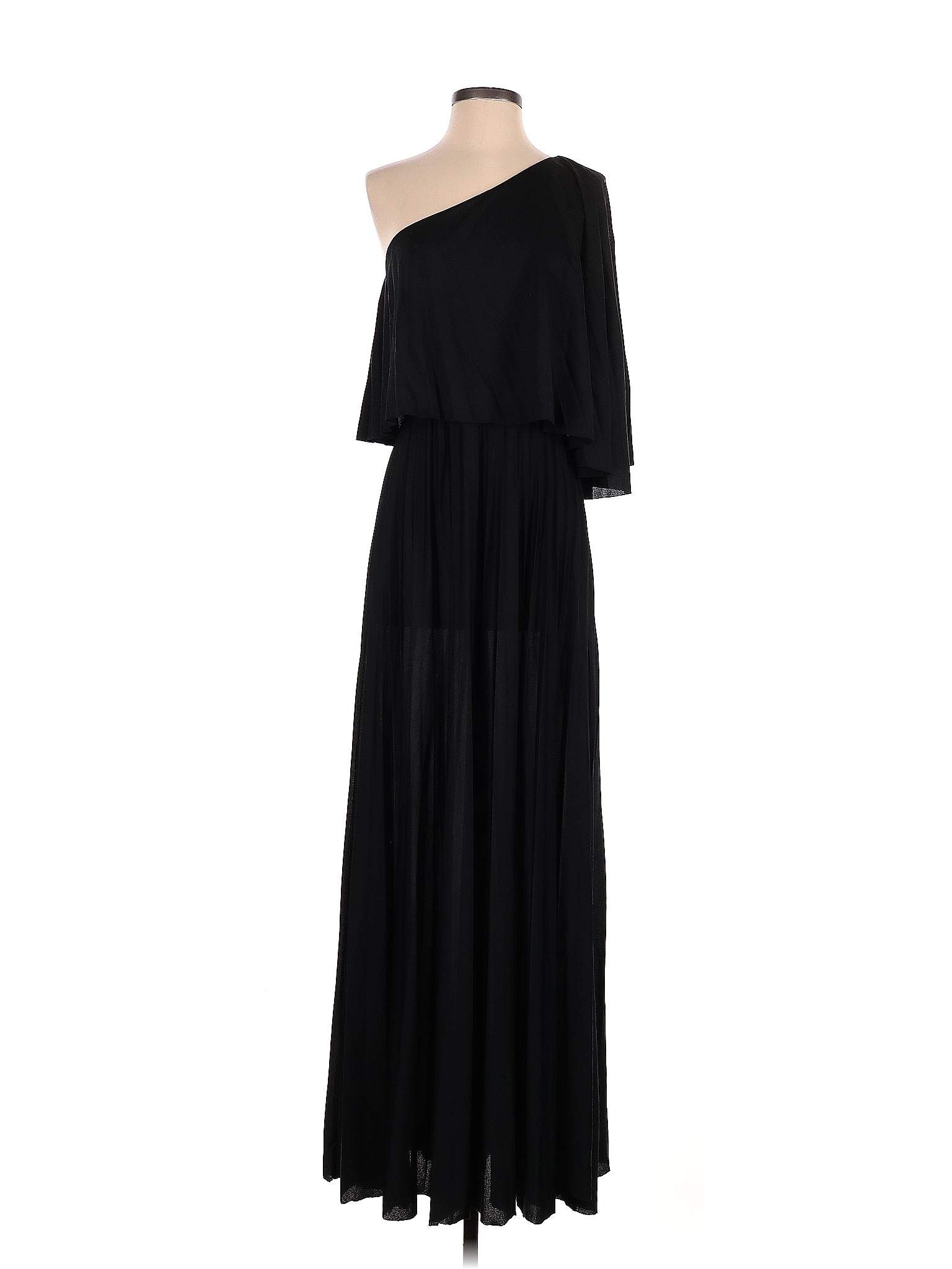 Asos Solid Black Cocktail Dress Size 4 60 Off Thredup