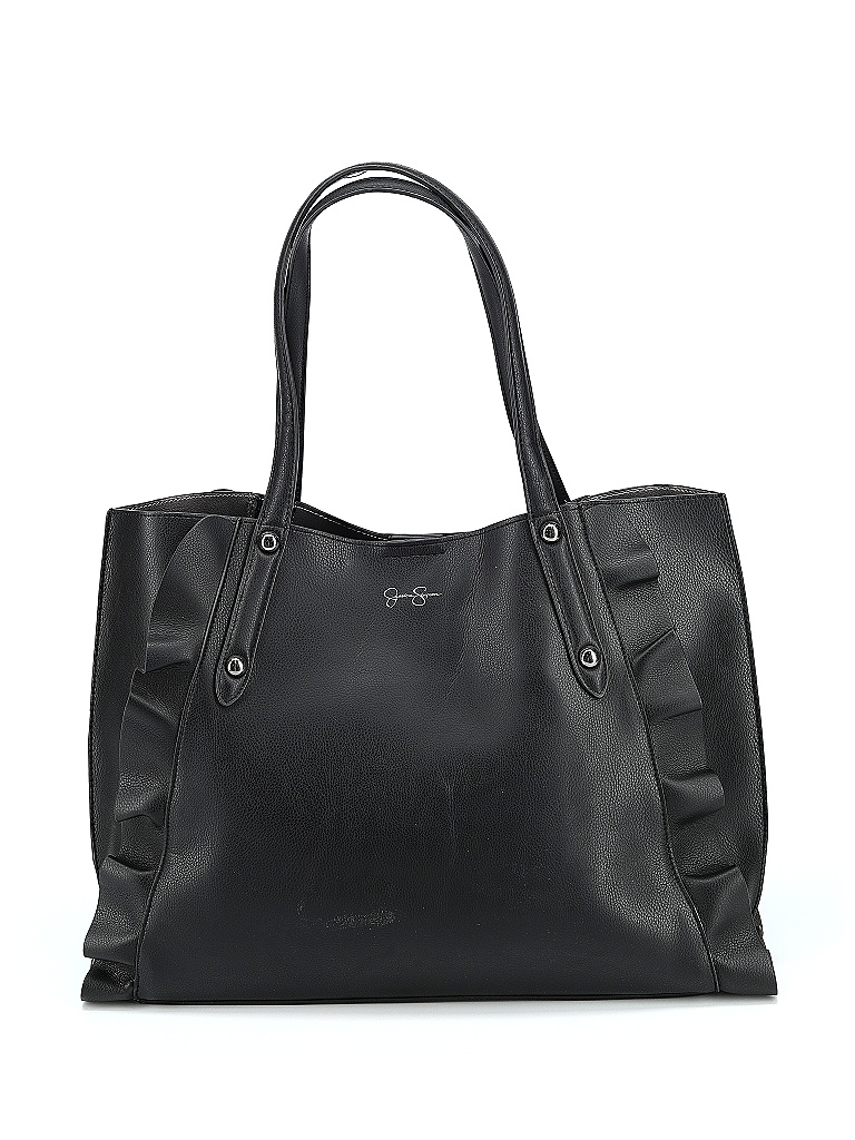 Jessica Simpson Graphic Solid Black Tote One Size - 71% off | thredUP