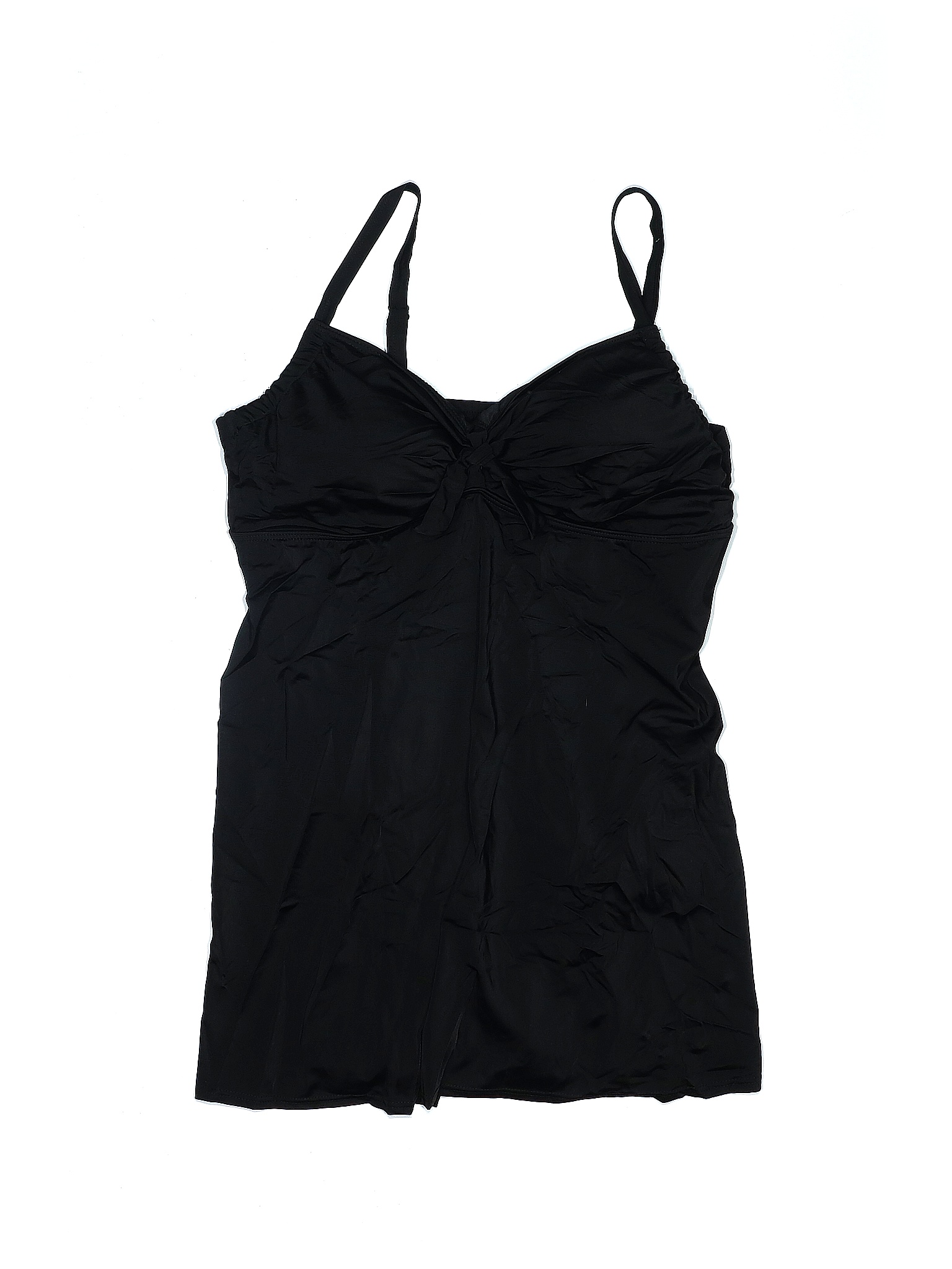 Swimsuits For All Solid Black One Piece Swimsuit Size 18 Plus 59