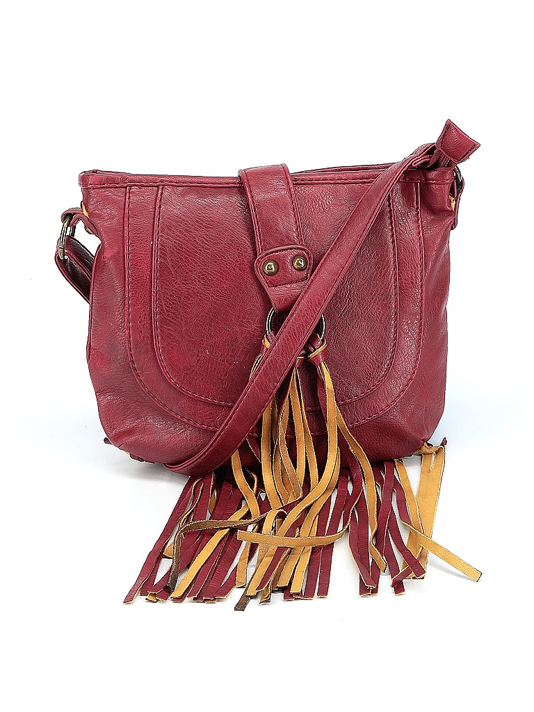 Yoki Solid Colored Red Crossbody Bag One Size - 65% off | thredUP