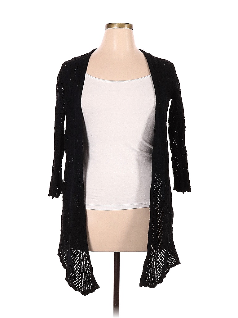 Sigrid Olsen Color Block Solid White Black Cardigan Size XL - 84% off | thredUP