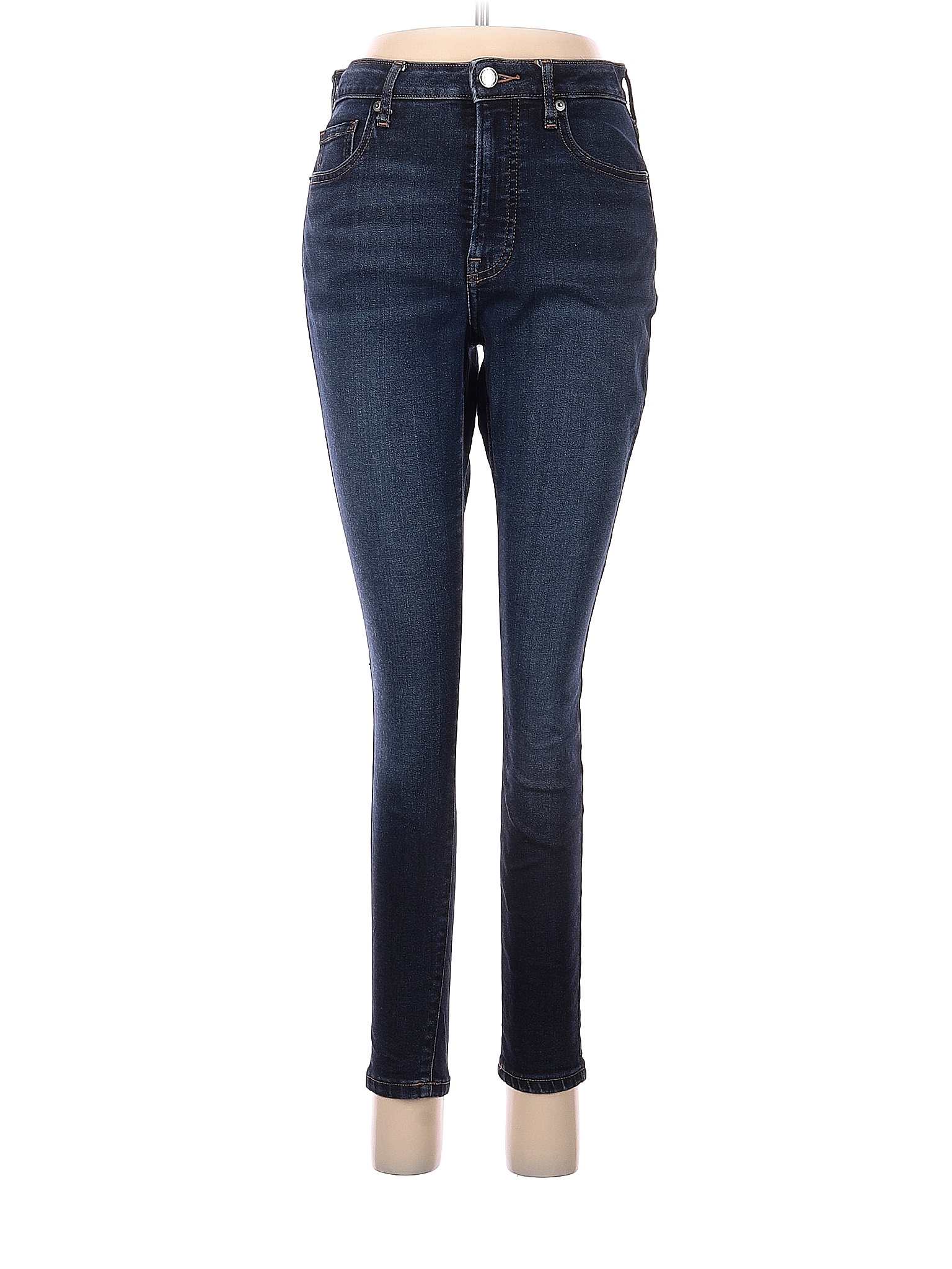 Everlane Solid Blue Jeans 27 Waist - 85% off | thredUP