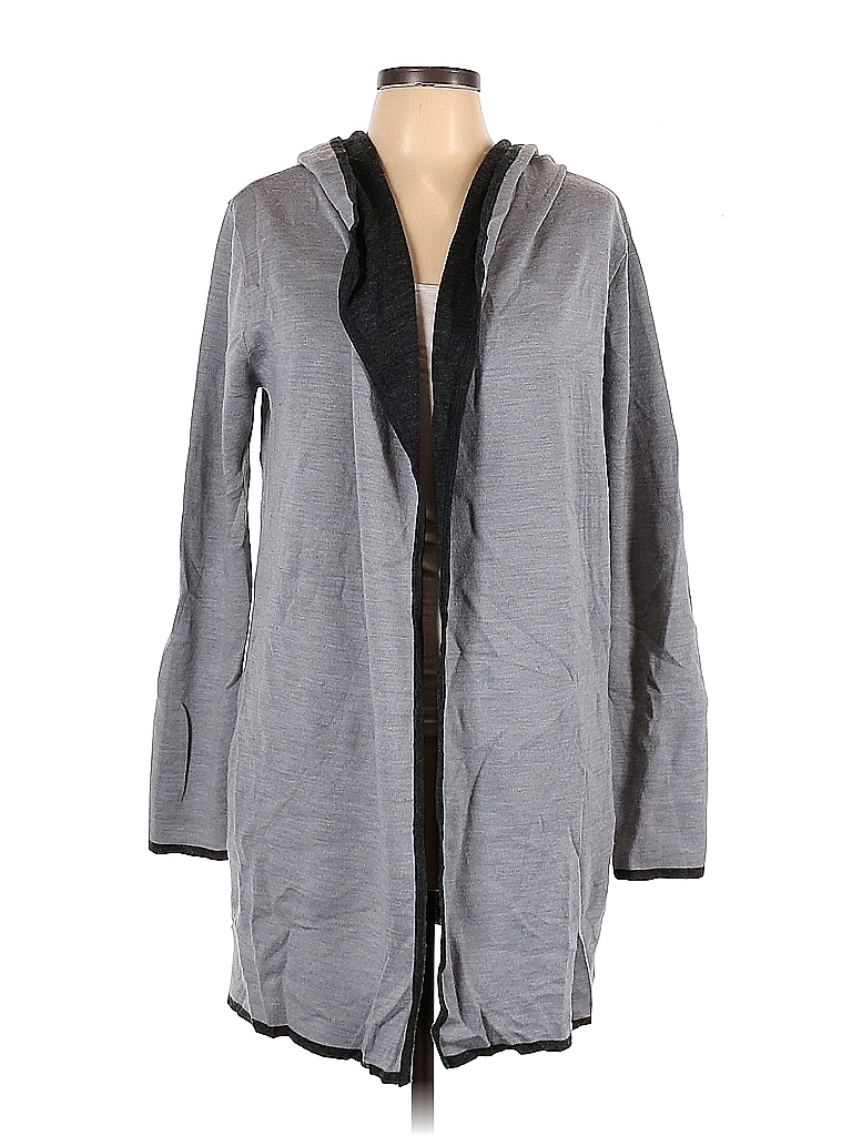 BNCI by Blanc Noir Solid Gray Cardigan Size L - 80% off | thredUP