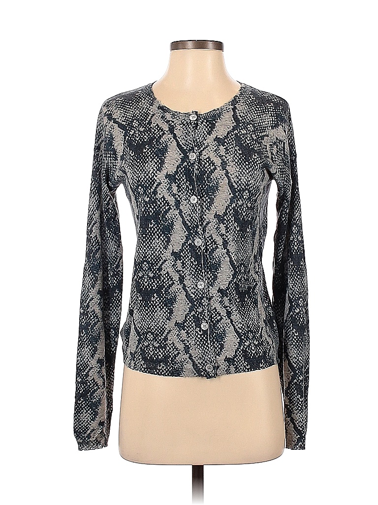 Zadig & Voltaire 100% Cashmere Animal Print Color Block Snake Print ...