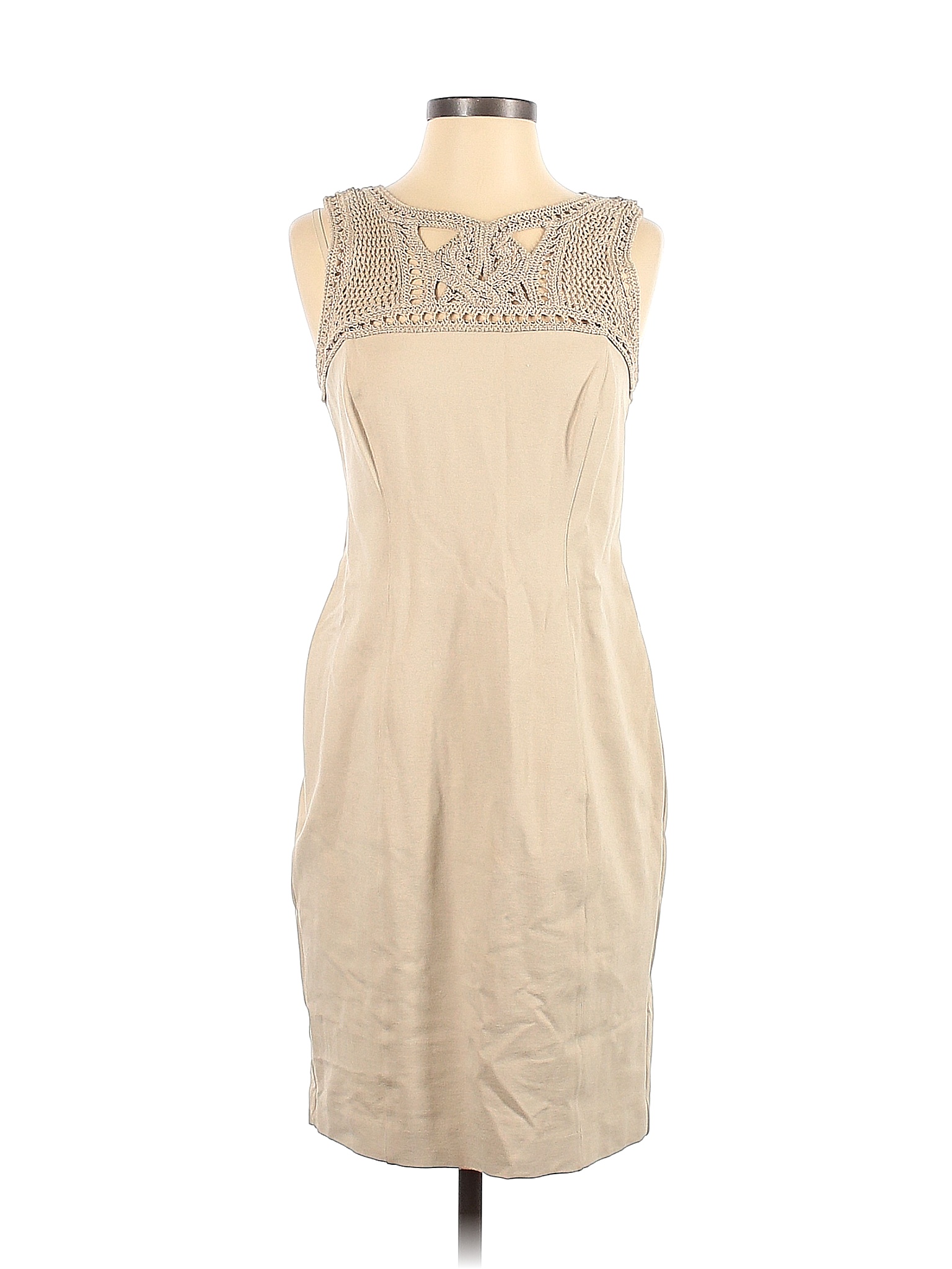 Ann Taylor Solid Colored Tan Casual Dress Size 4 (Petite) - 81% off ...