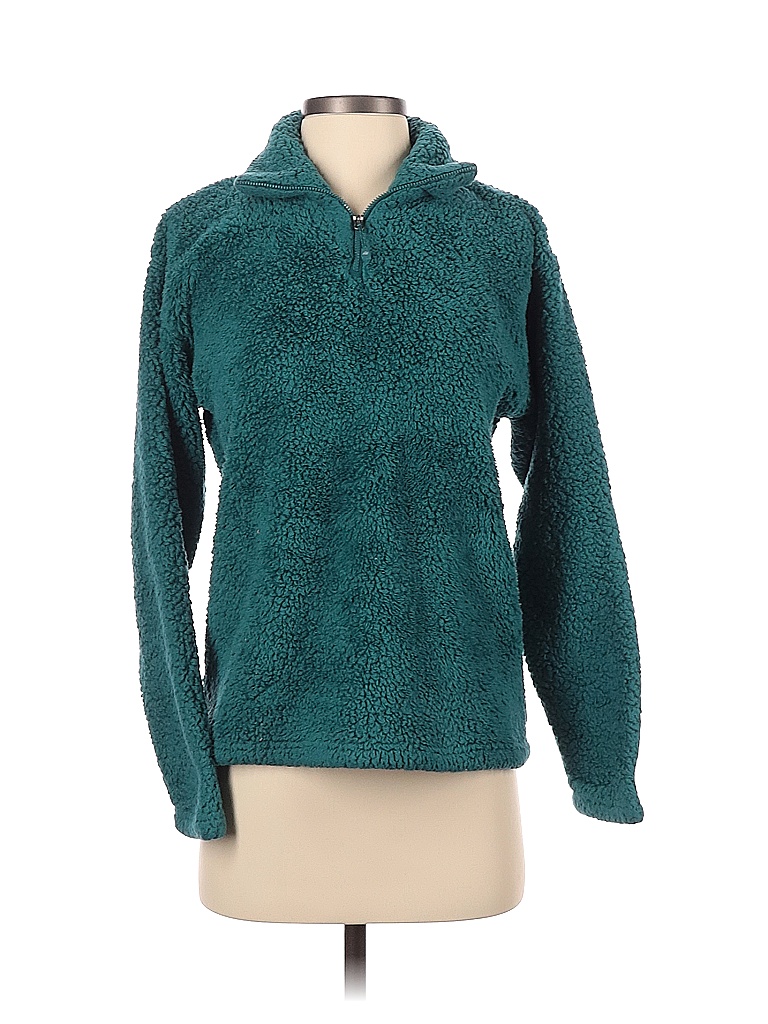 Eddie Bauer 100% Polyester Colored Teal Fleece Size XS - 84% off | thredUP