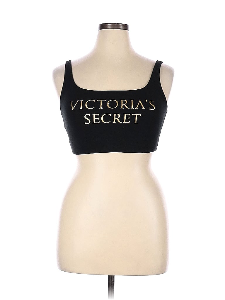 Victoria's Secret Graphic Solid Black Sports Bra Size XL - 83% off ...
