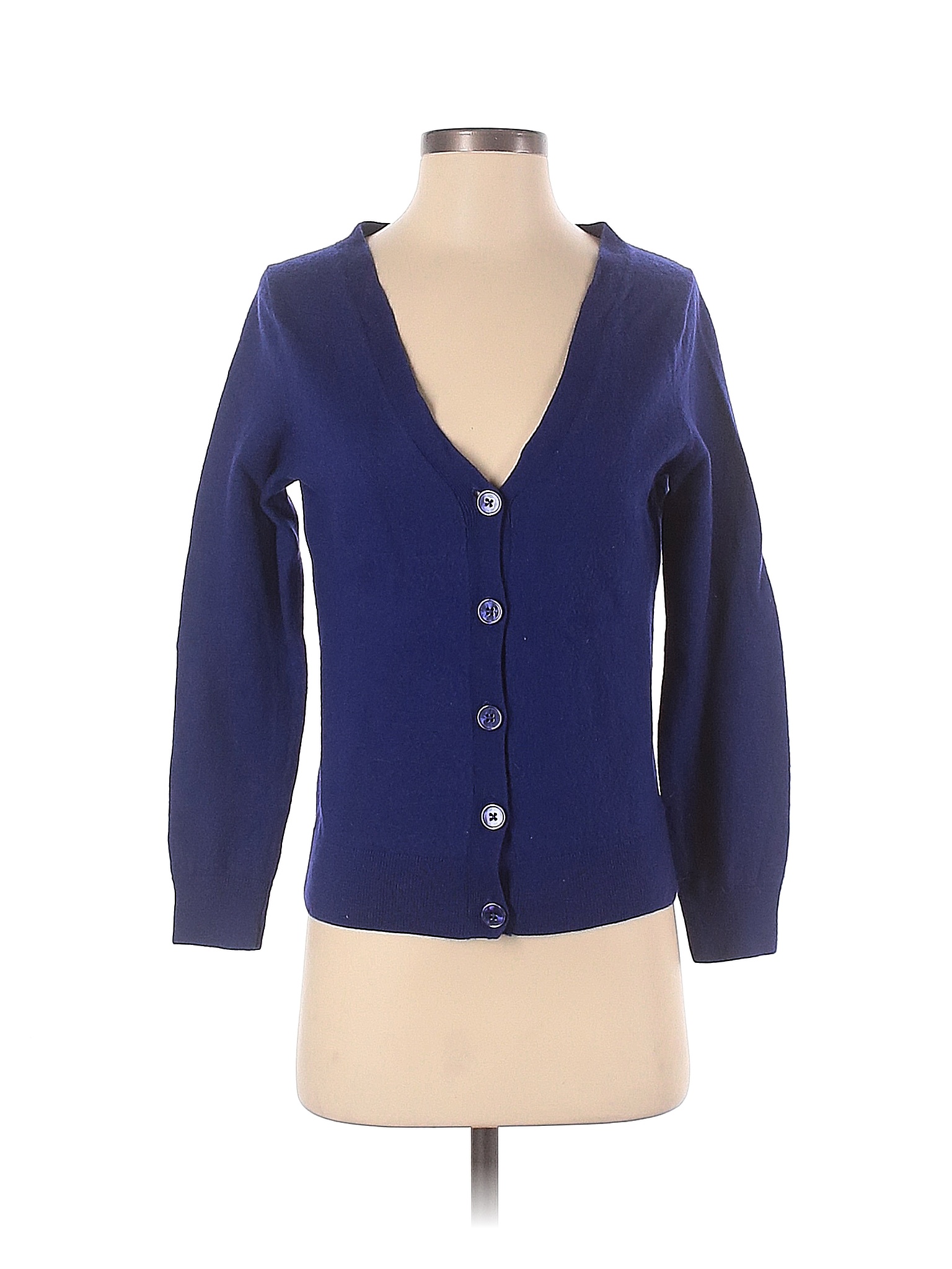 Talbots Outlet 100% Merino Wool Blue Wool Cardigan Size S - 63% off ...