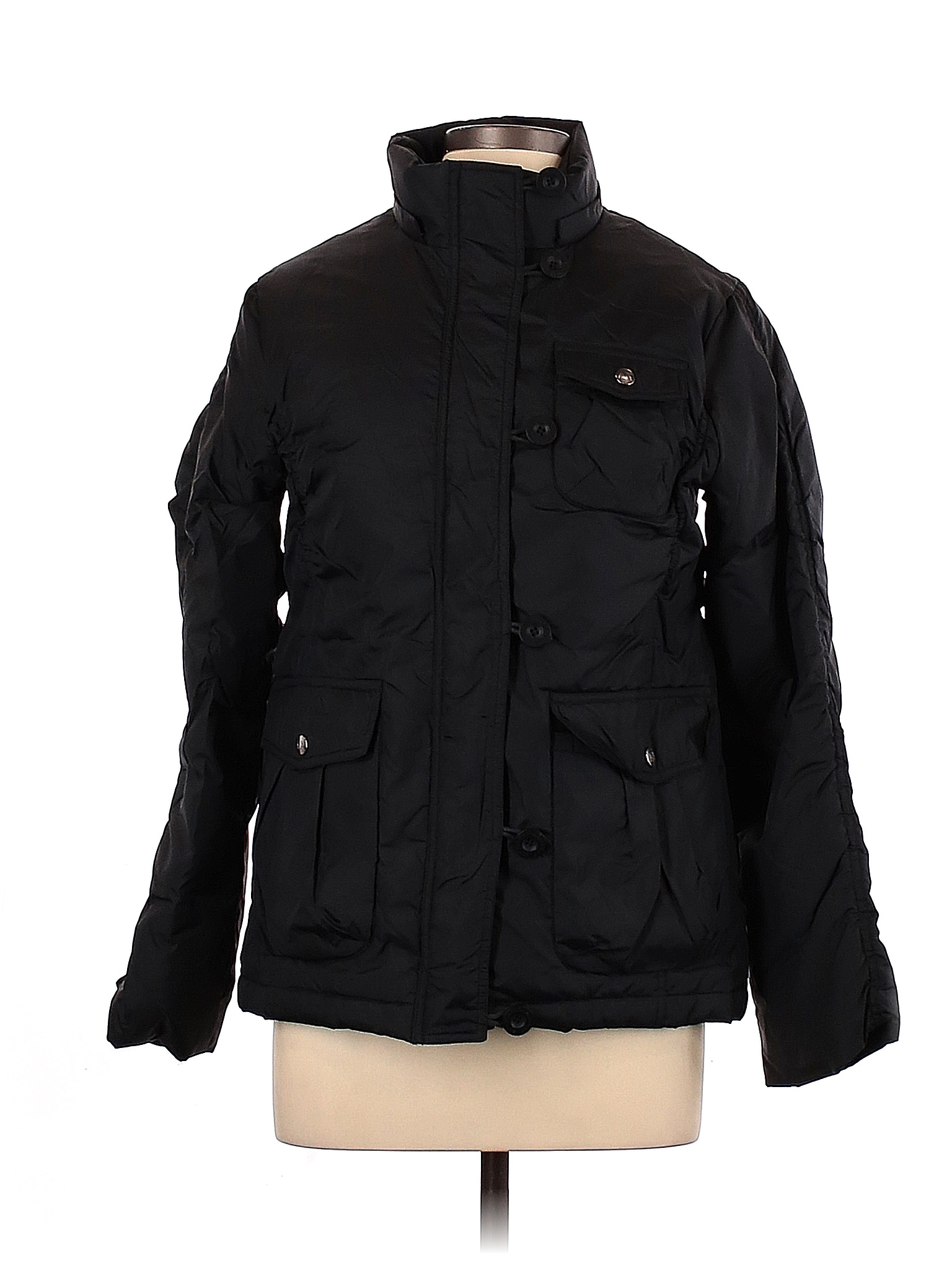 Armani Exchange 100% Polyester Solid Black Jacket Size L - 46% off | thredUP