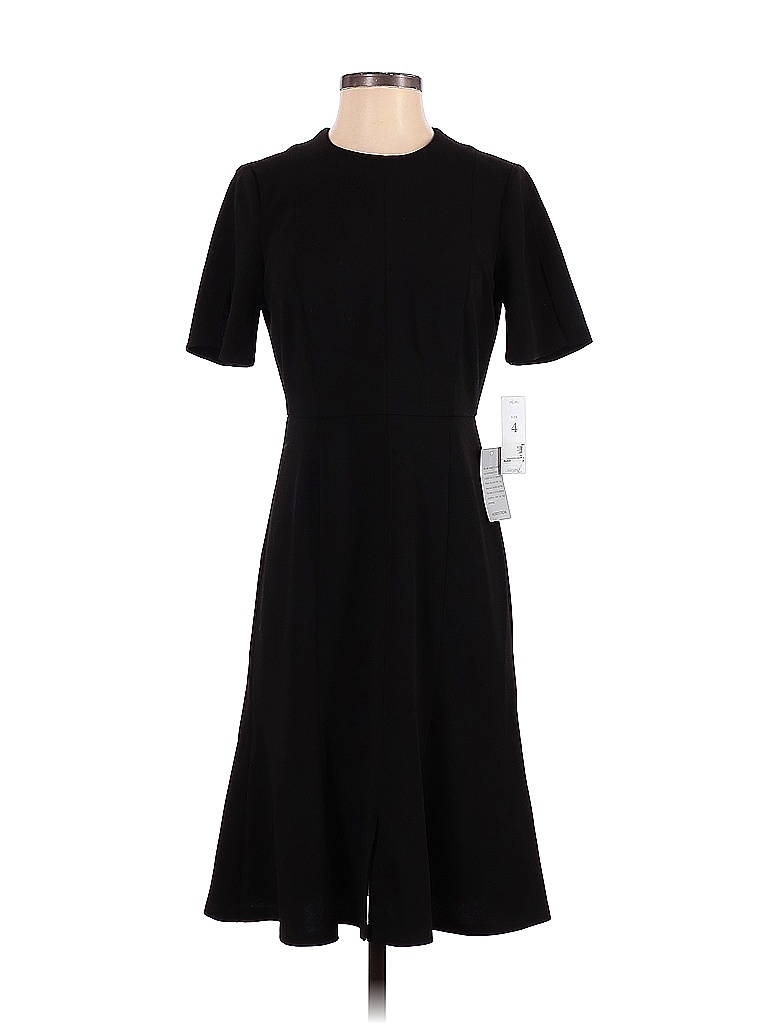 Donna Morgan Solid Black Casual Dress Size 4 69 Off Thredup