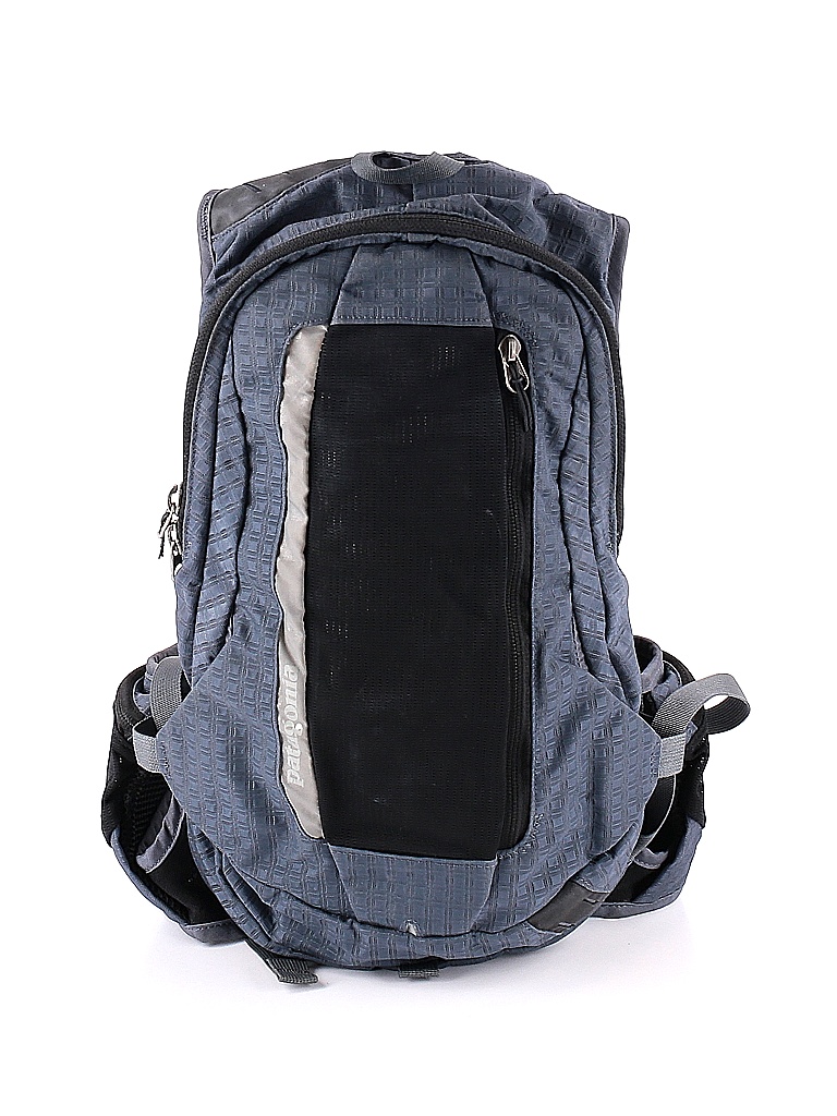 Patagonia Solid Black Blue Backpack One Size - 57% off | thredUP
