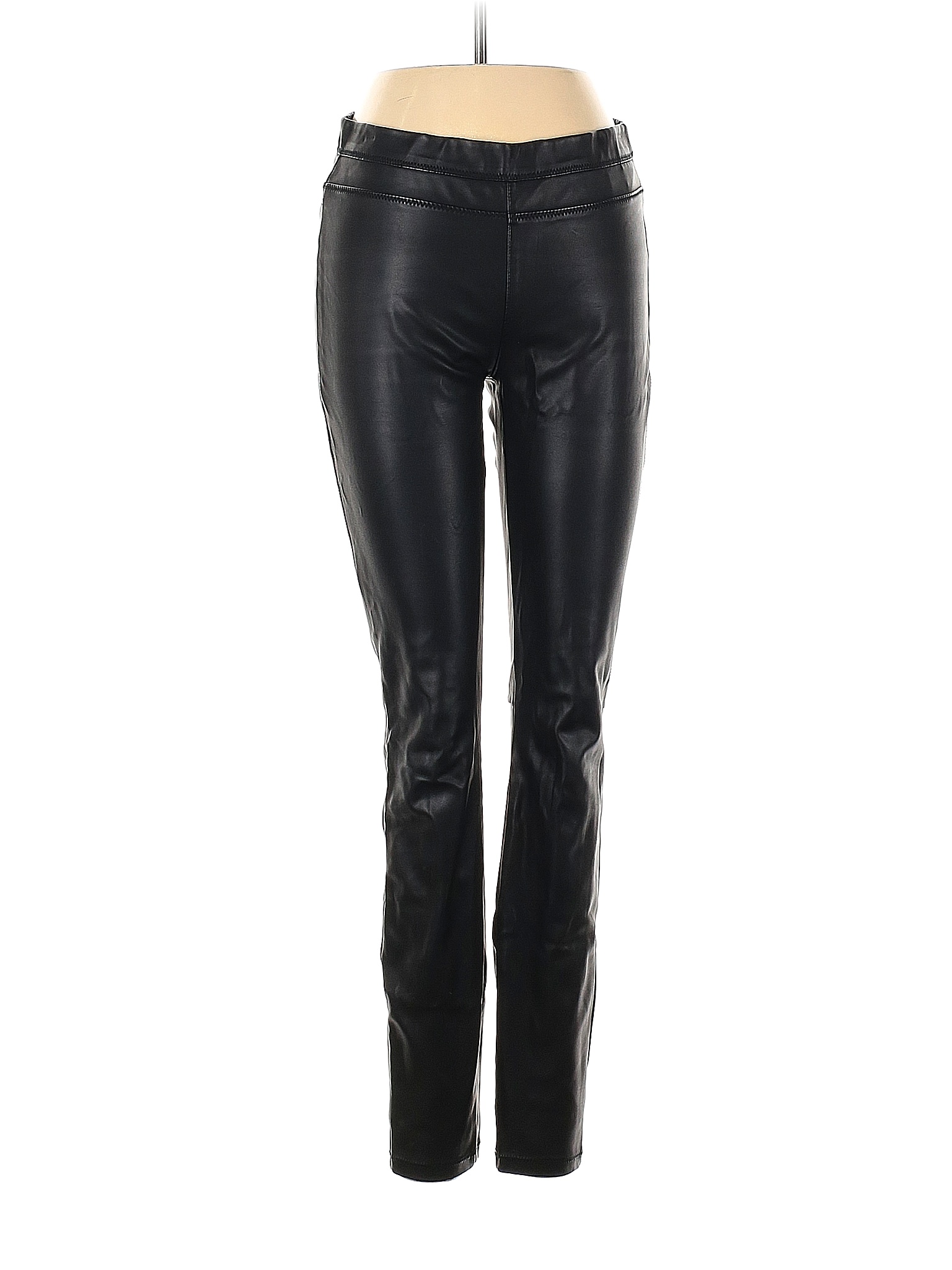 Blank Nyc Solid Black Faux Leather Pants 27 Waist 73 Off Thredup