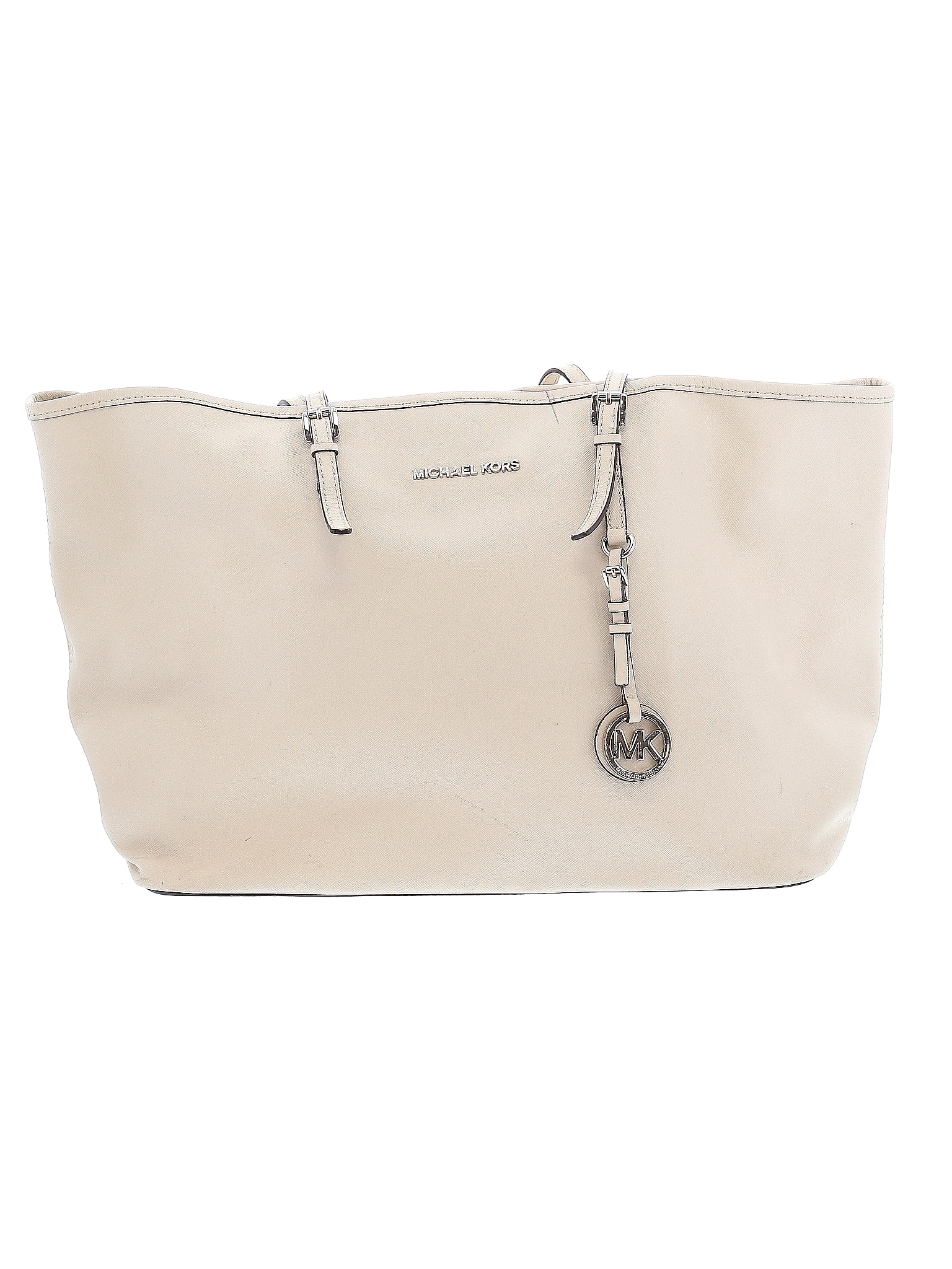 Michael Michael Kors 100 Leather Ivory Leather Tote One Size 19 Off