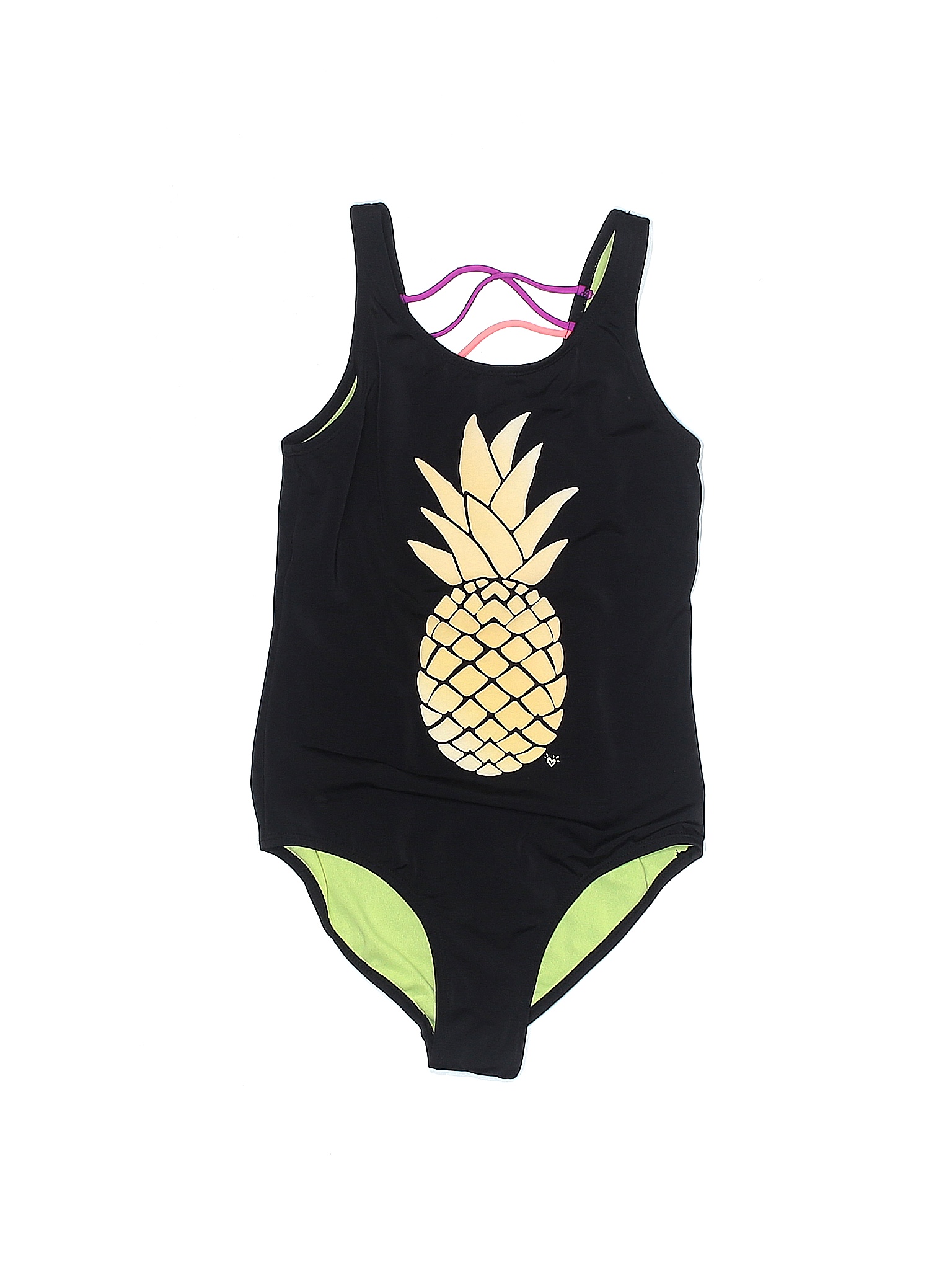 Justice Solid Black One Piece Swimsuit Size 12 Mo 71 Off Thredup