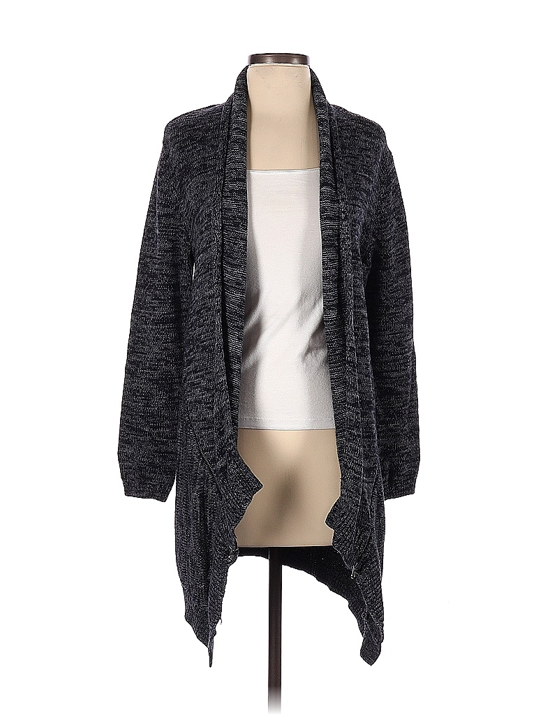 Market and Spruce Color Block Marled Black Gray Cardigan Size S - 74% ...
