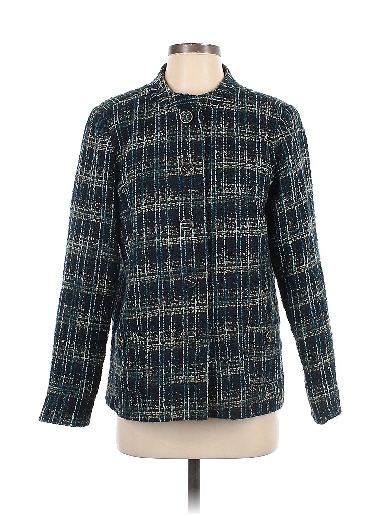 BonWorth Plaid Multi Color Blue Jacket Size S - 56% off | thredUP