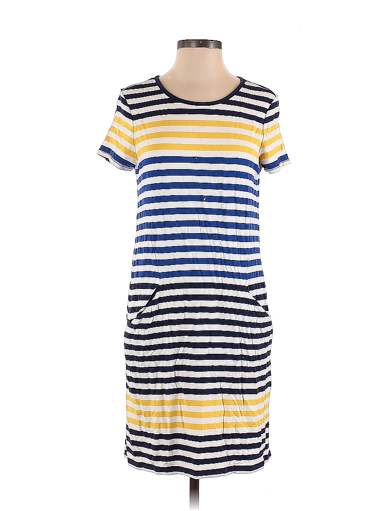 Heyton Stripes Yellow Casual Dress Size S - 73% off | ThredUp