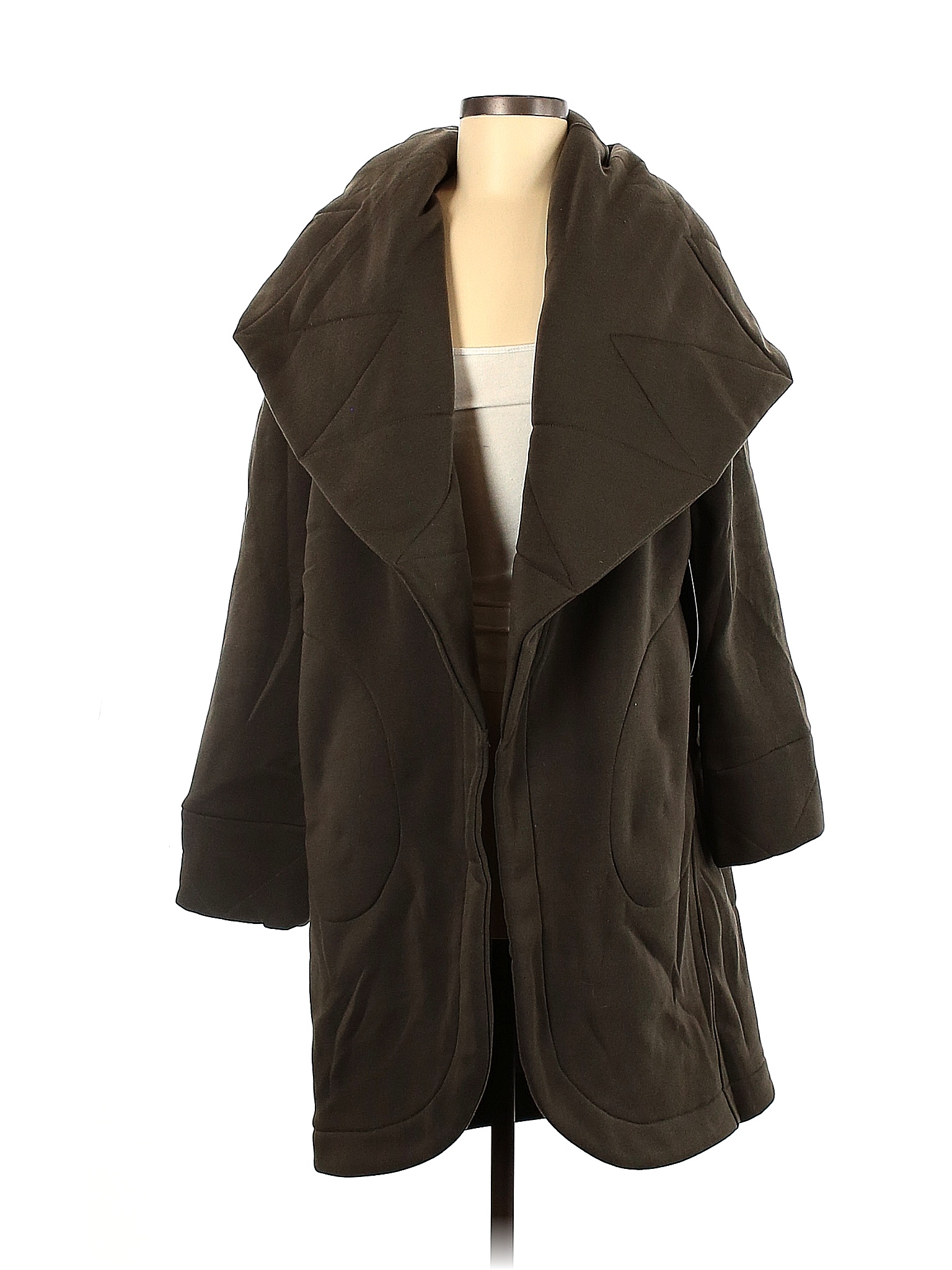 Bagatelle 100% Polyester Solid Colored Gray Cardigan Size Med - Lg - 82 ...