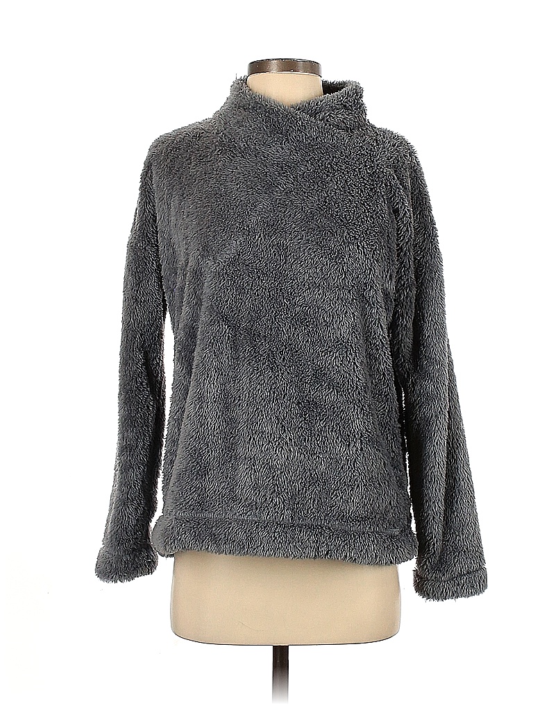 Assorted Brands 100% Polyester Solid Marled Gray Fleece Size XS - 78% ...
