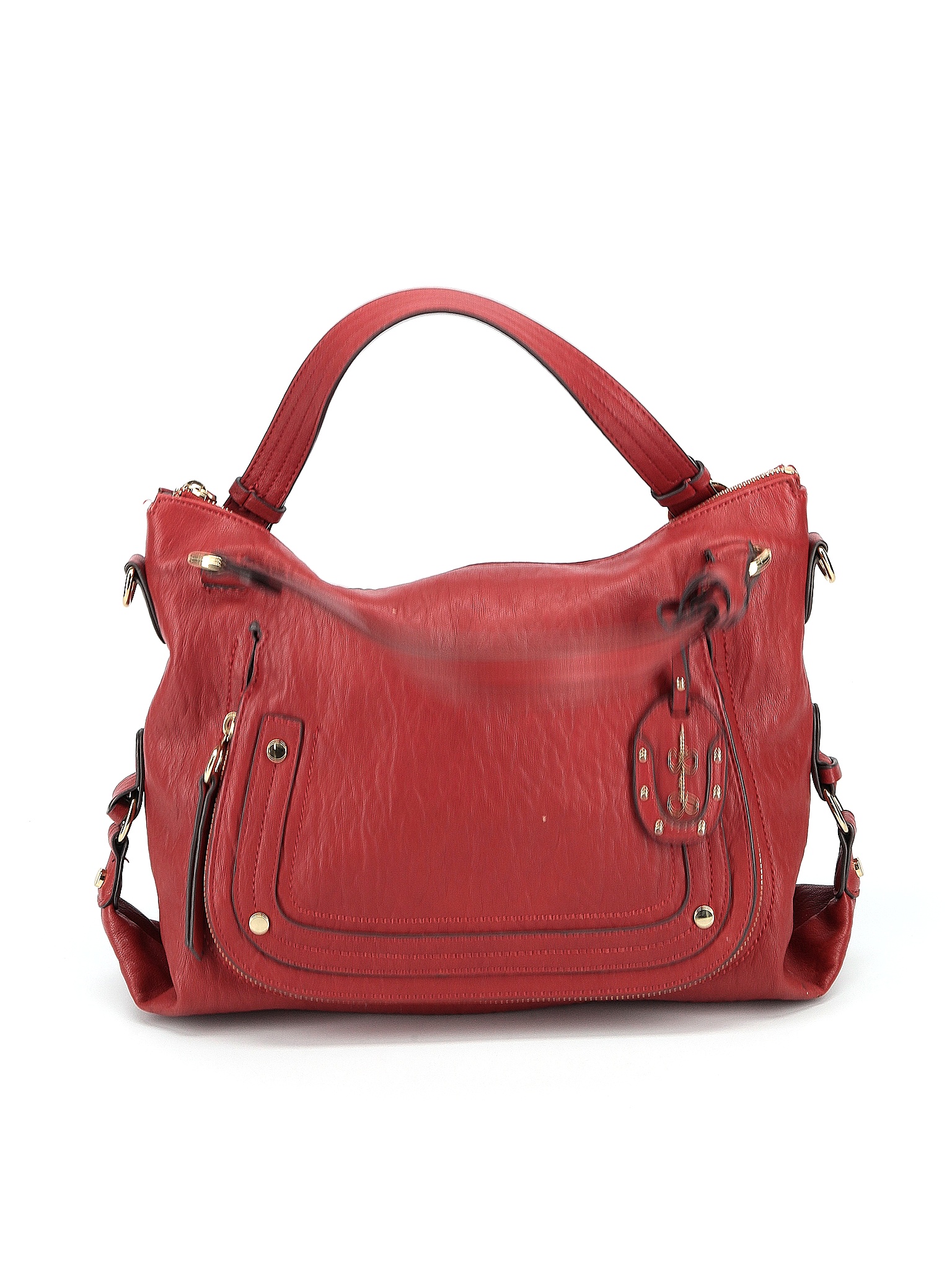 Jessica Simpson 100% Polyester Solid Colored Red Satchel One Size - 74% ...